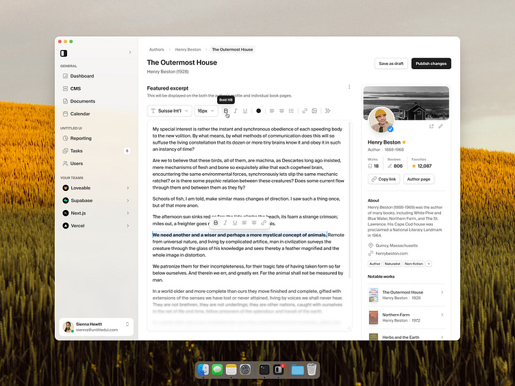 Text editor — Untitled UI by Jordan Hughes® on Dribbble