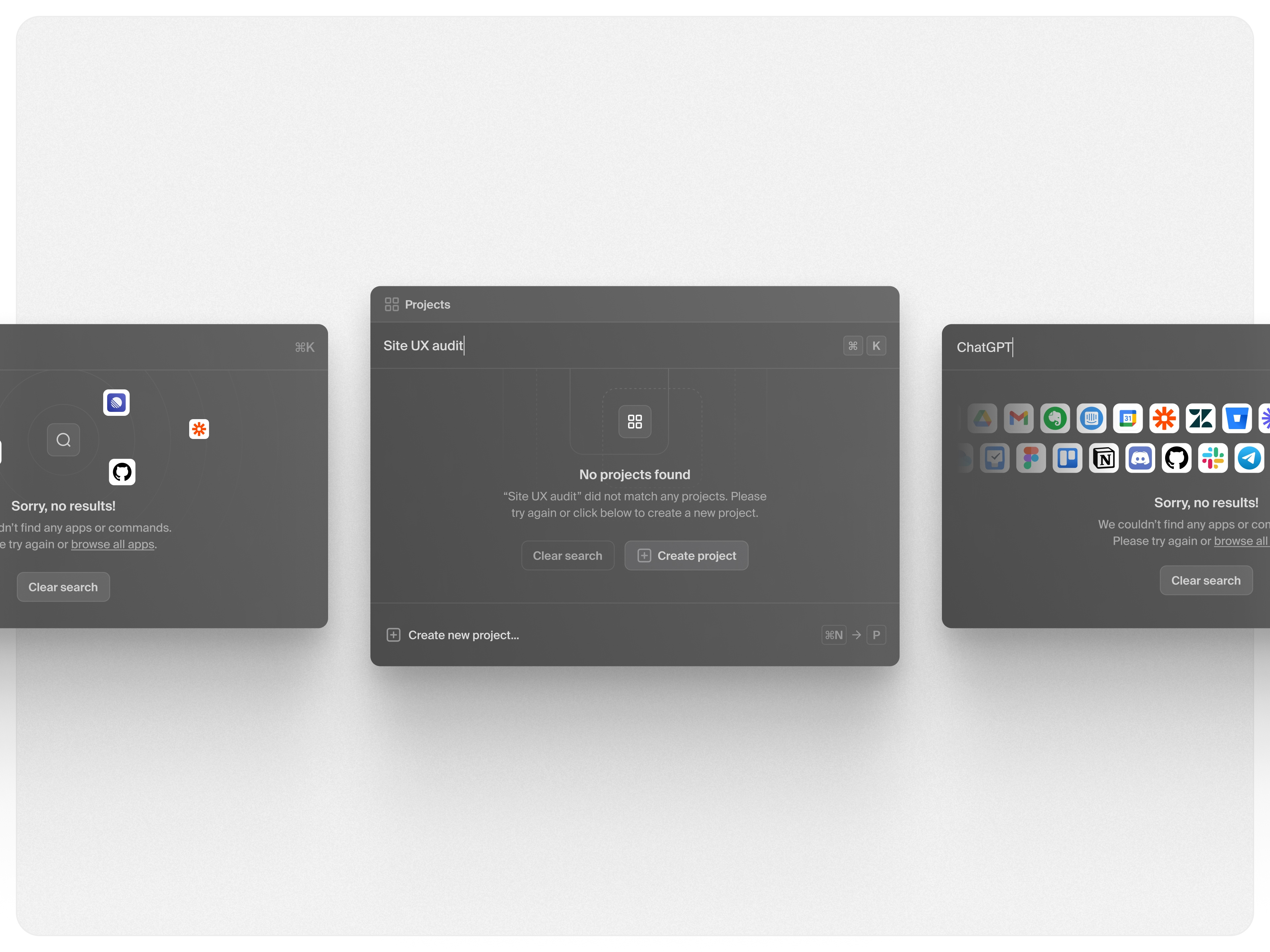 Quick search empty state — Untitled UI by Jordan Hughes® on Dribbble