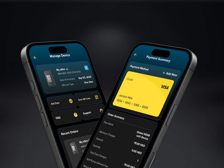 Wifibibi – eSIM Network App Design | Clean UI/UX by Asiq M. for Netro ...