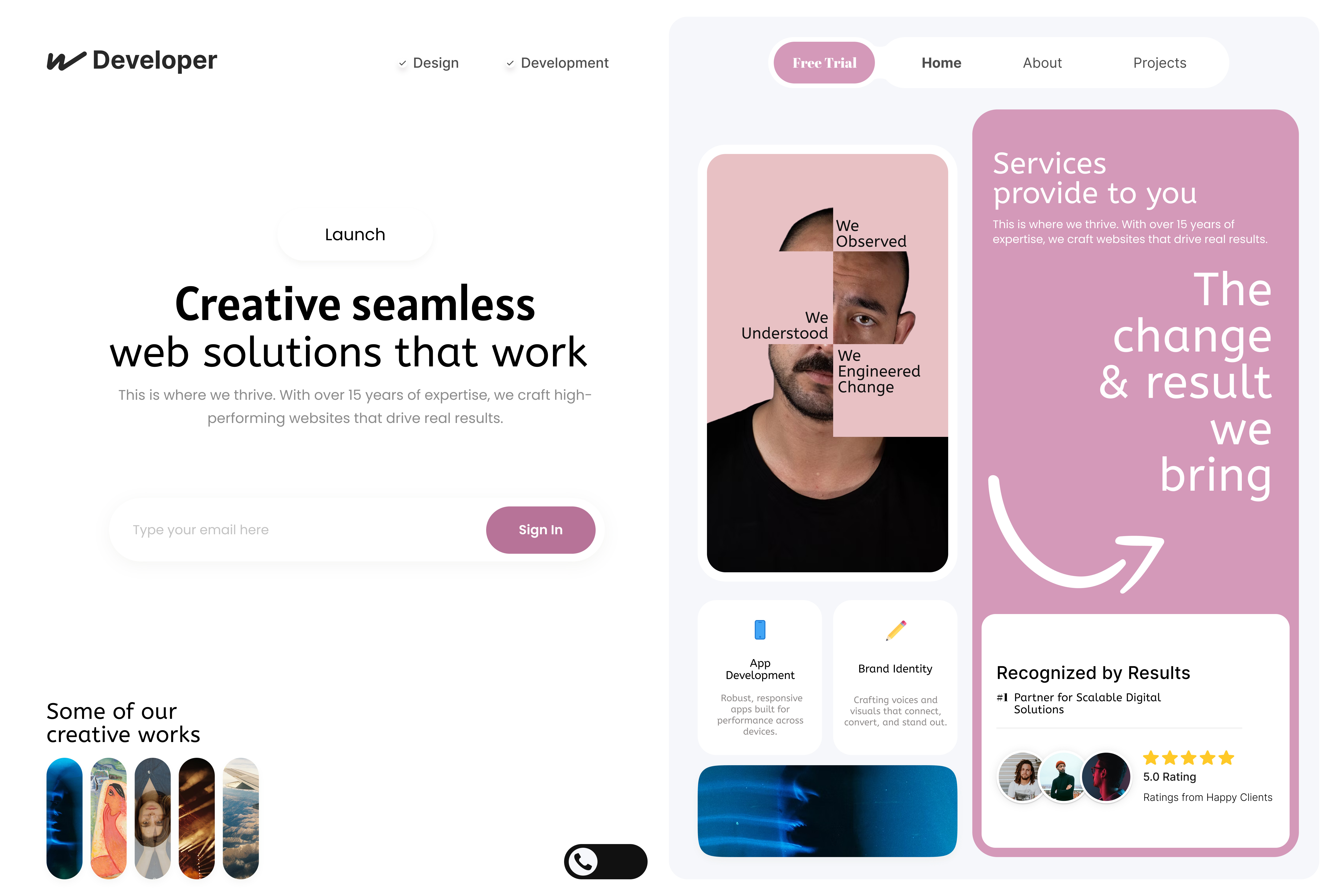 🚀 Creative Hero Section Designs for Web & SaaS Projects by MC-UIUX for ...