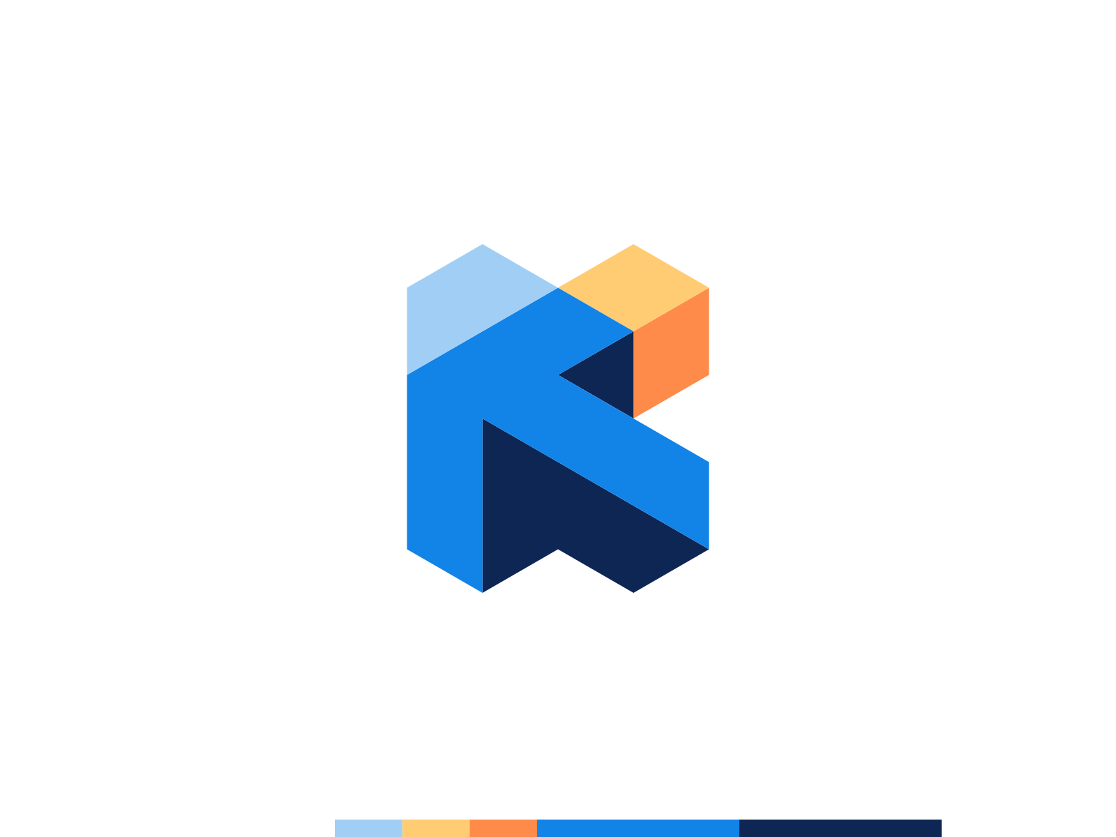 Konstruct, digital marketing agency logo design: K, arrow, pixel by Alex Tass, logo designer on ...