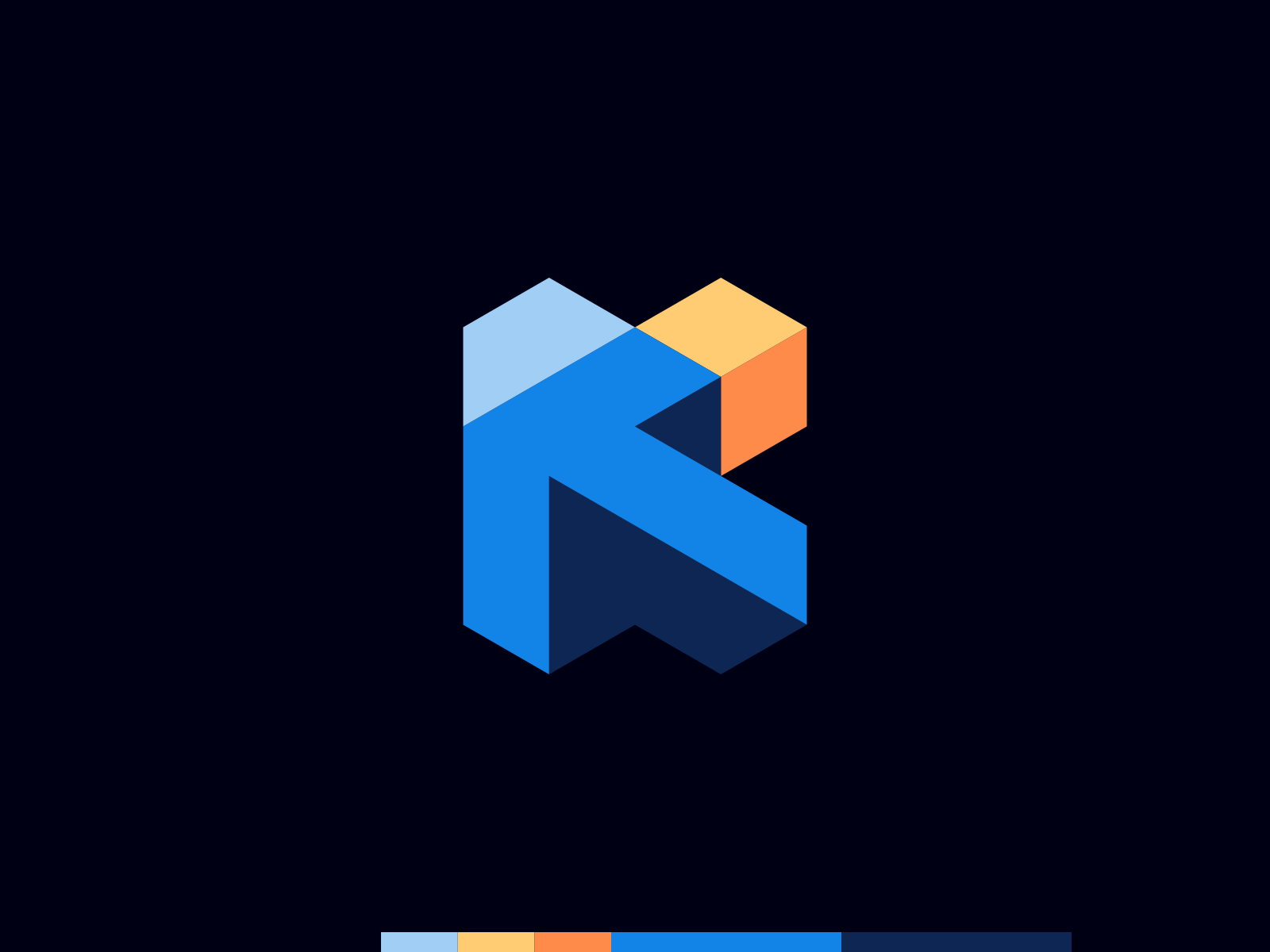 Konstruct, digital marketing agency logo design: K, arrow, pixel by Alex Tass, logo designer on ...