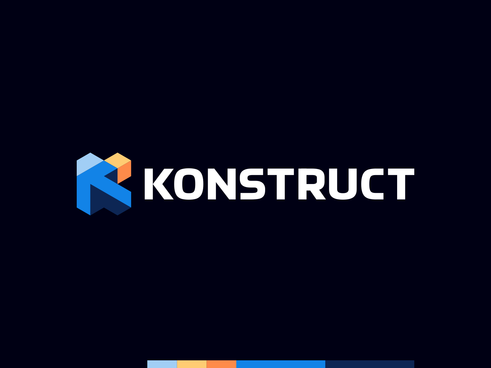 Konstruct, digital marketing agency logo design: K, arrow, pixel by Alex Tass, logo designer on ...