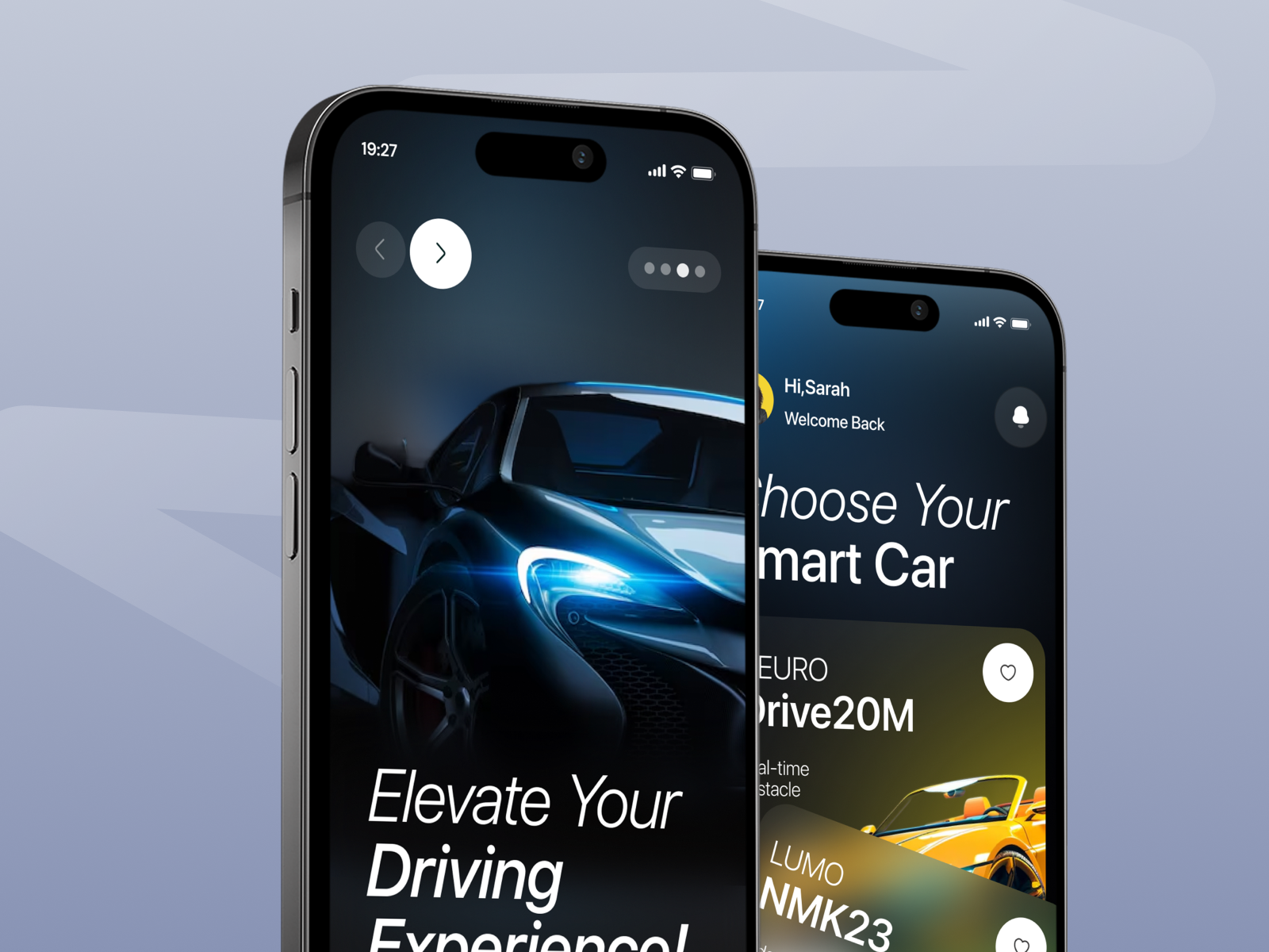 Car assistant mobile application ui design by Roohi Koohi on Dribbble