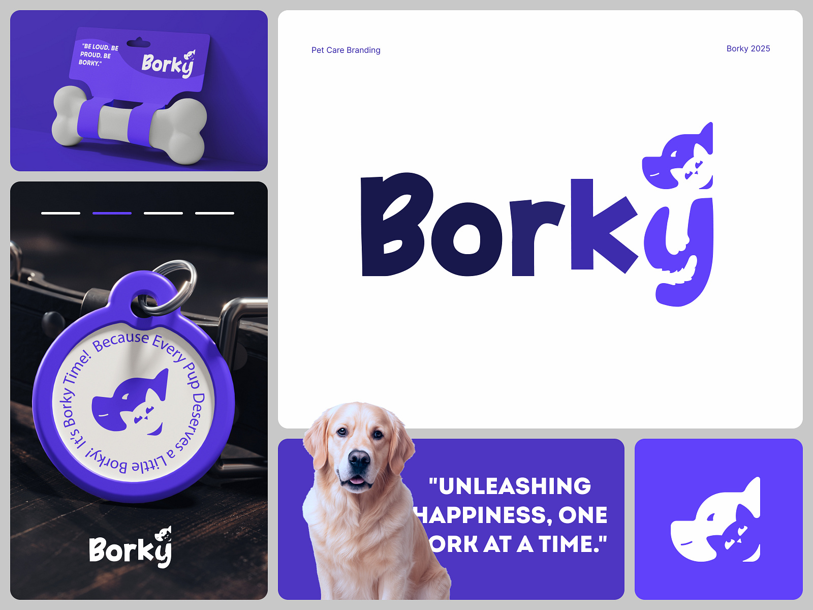 Borky Pet Care and Supplies by DewApples on Dribbble