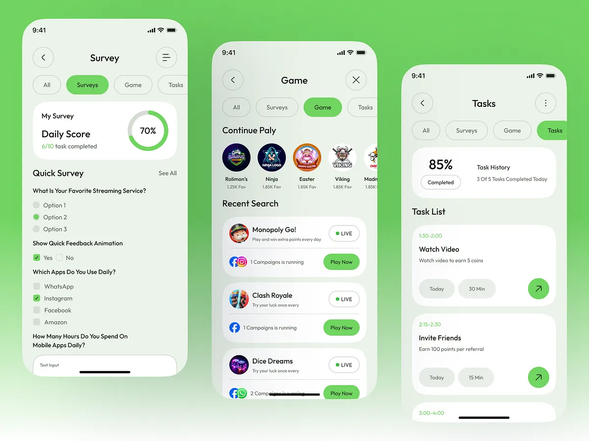 Survey UI designs, themes, templates and downloadable graphic elements ...