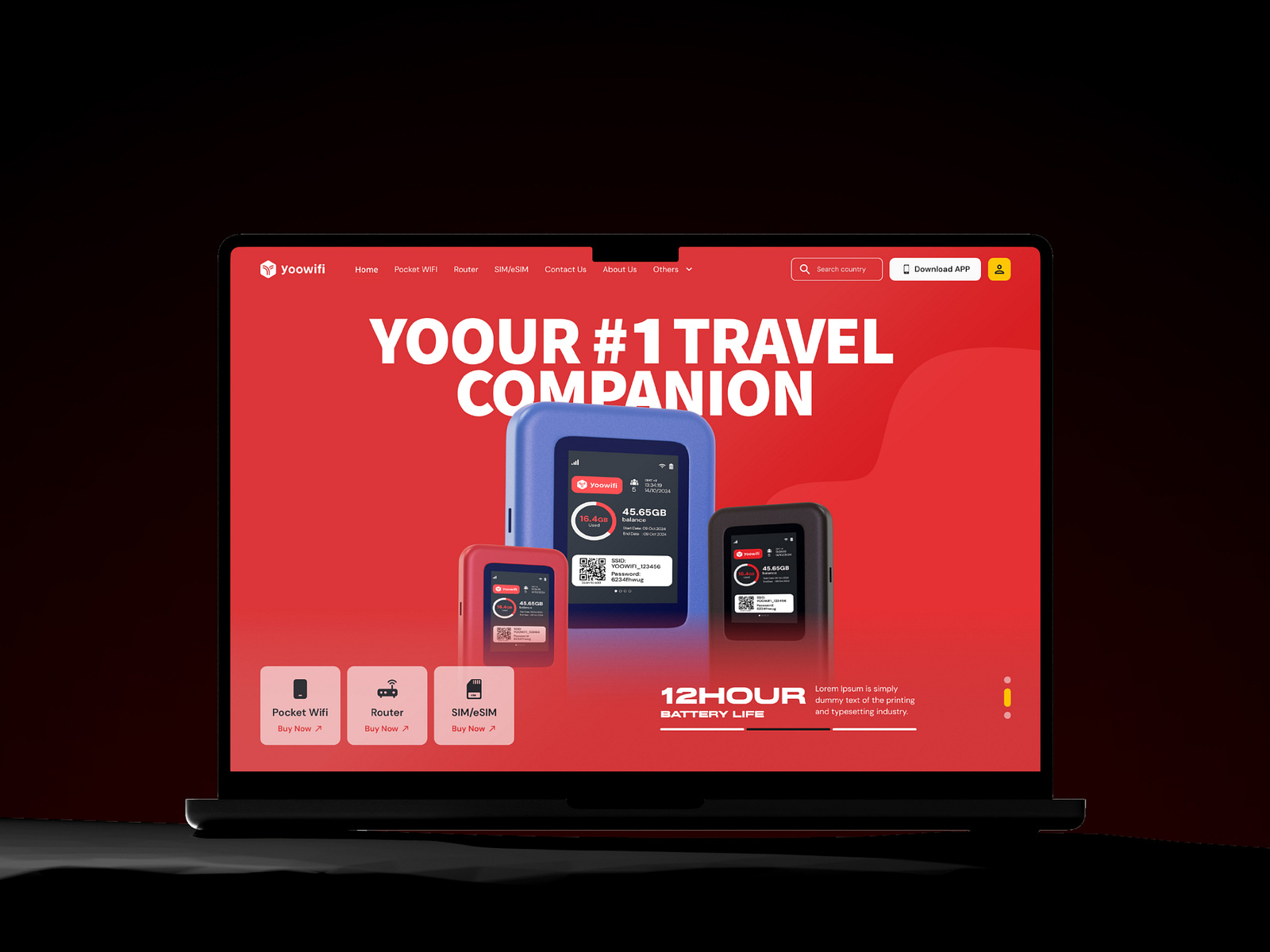 Yoo WiFi – Travel Friendly Data & eSIM Website by Asiq M. for Netro ...