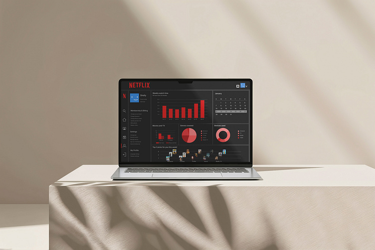 Netflix Dashboard Design by Grid Gorilla on Dribbble