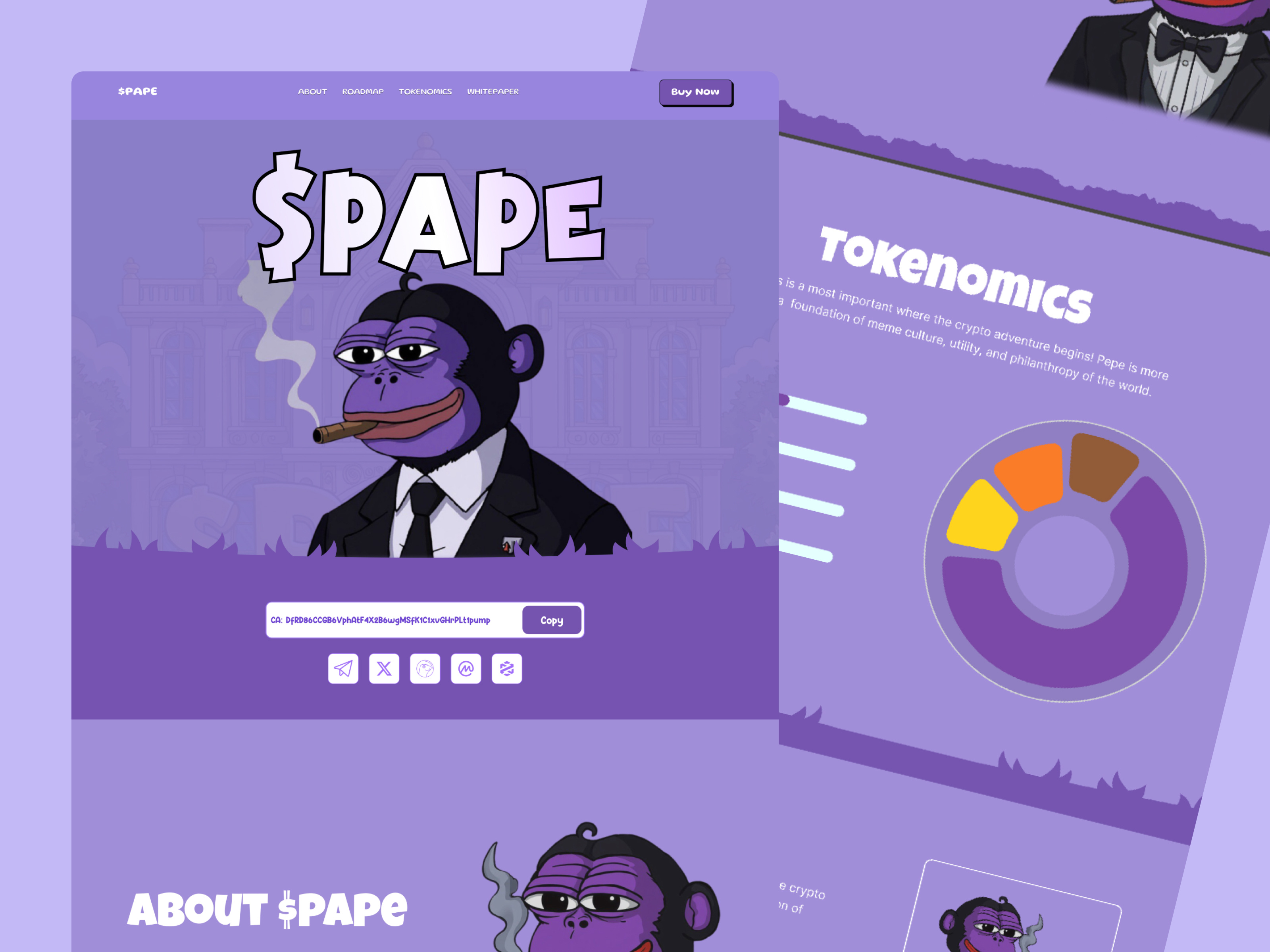 Meme coin website design by Alamgir Hossain on Dribbble