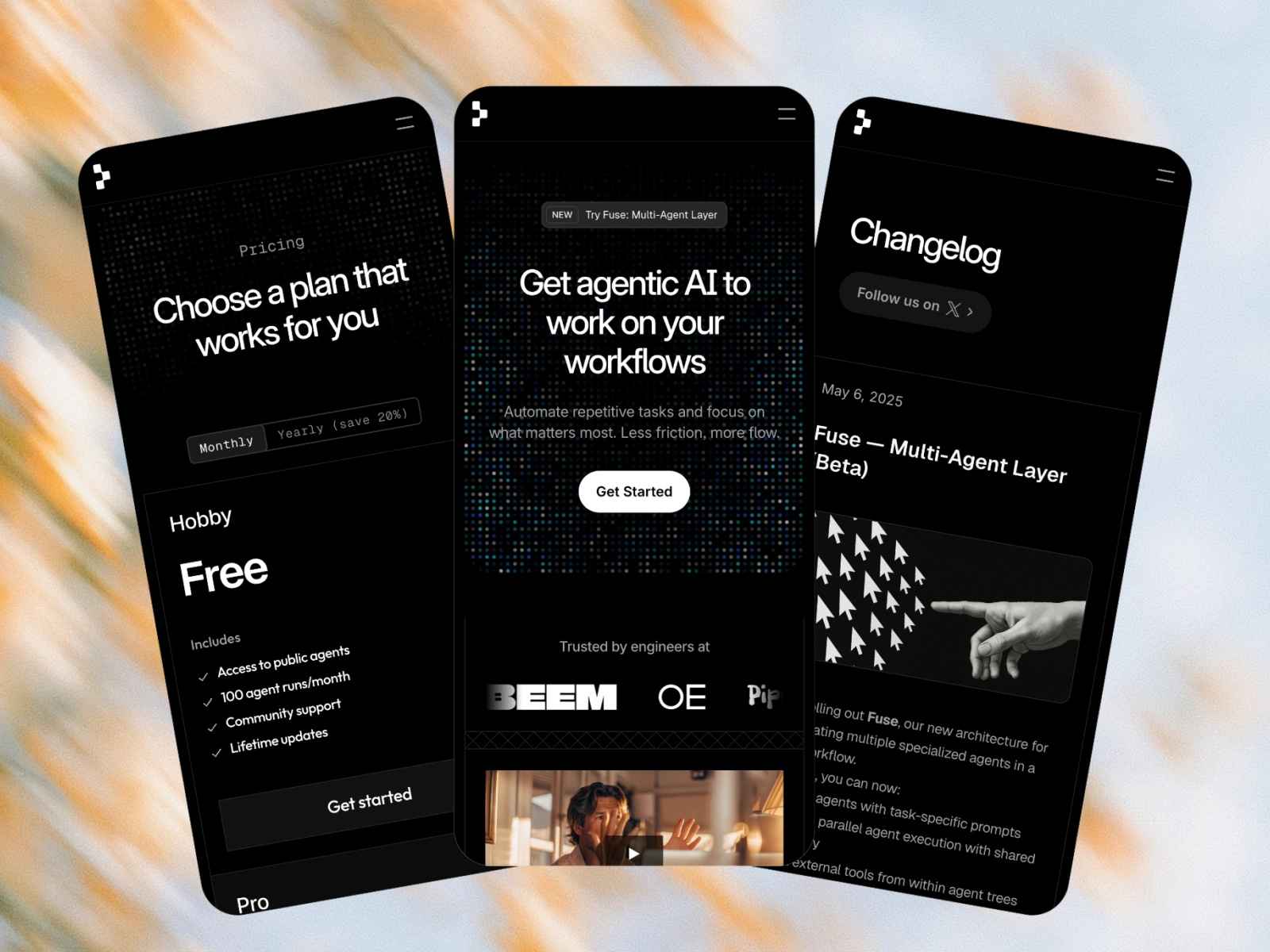 Mirage – Landing Page Rebuild In Webflow by Wizerdui on Dribbble