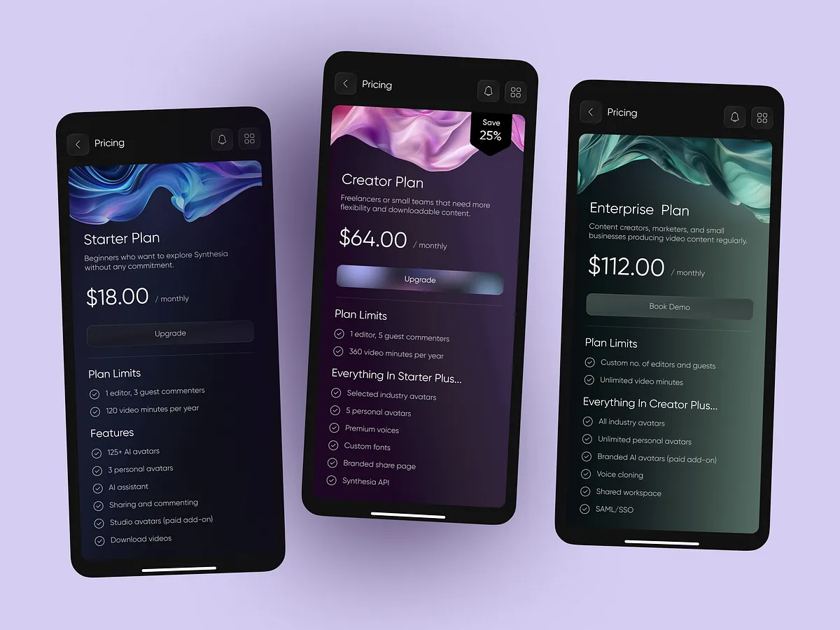 Subscription UI designs, themes, templates and downloadable graphic ...