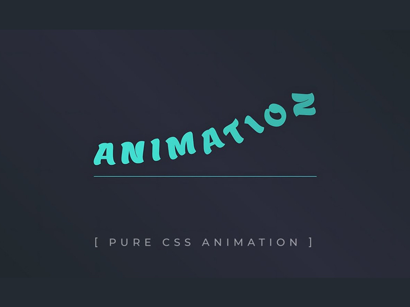 Falling Text CSS Animation by divinectorweb on Dribbble
