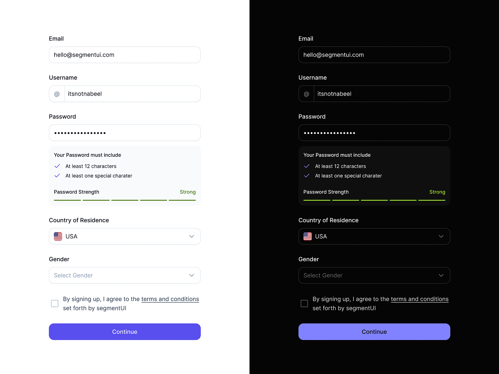 Multi-Step Signup Form by Nabeel on Dribbble
