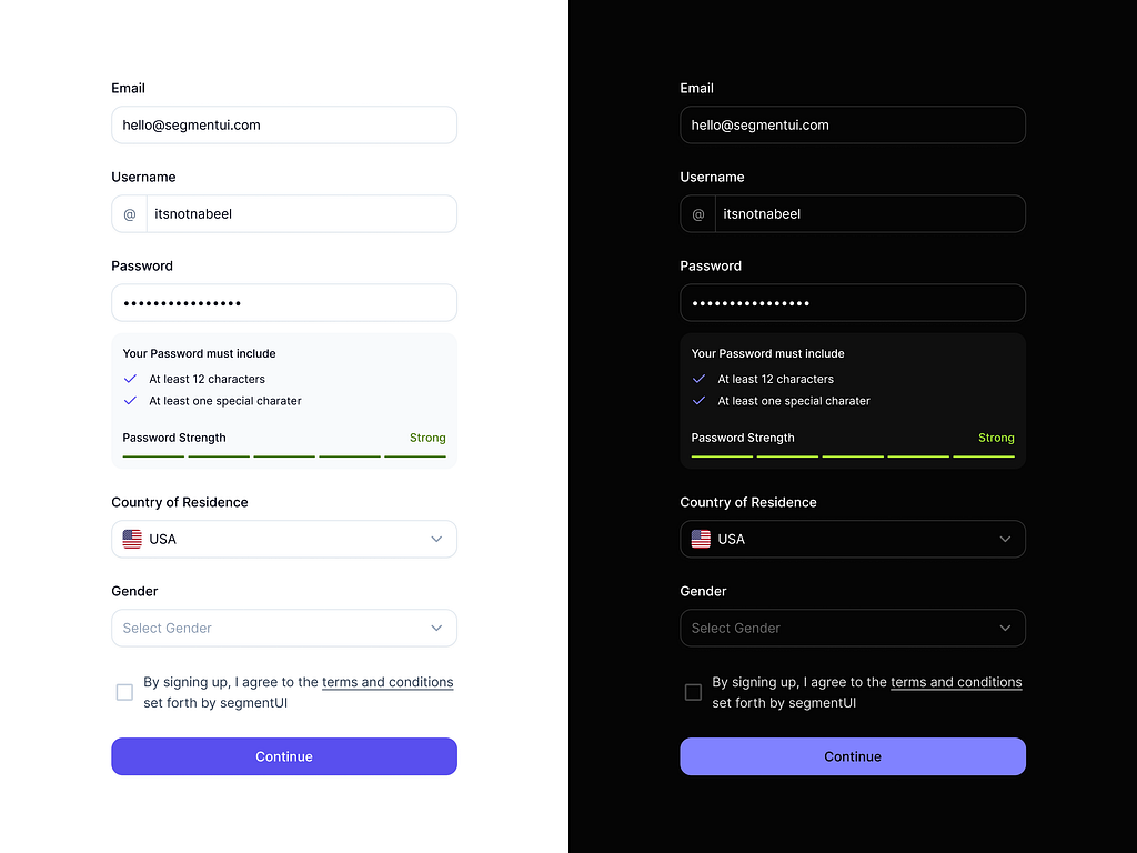 Multi-Step Signup Form by Nabeel on Dribbble