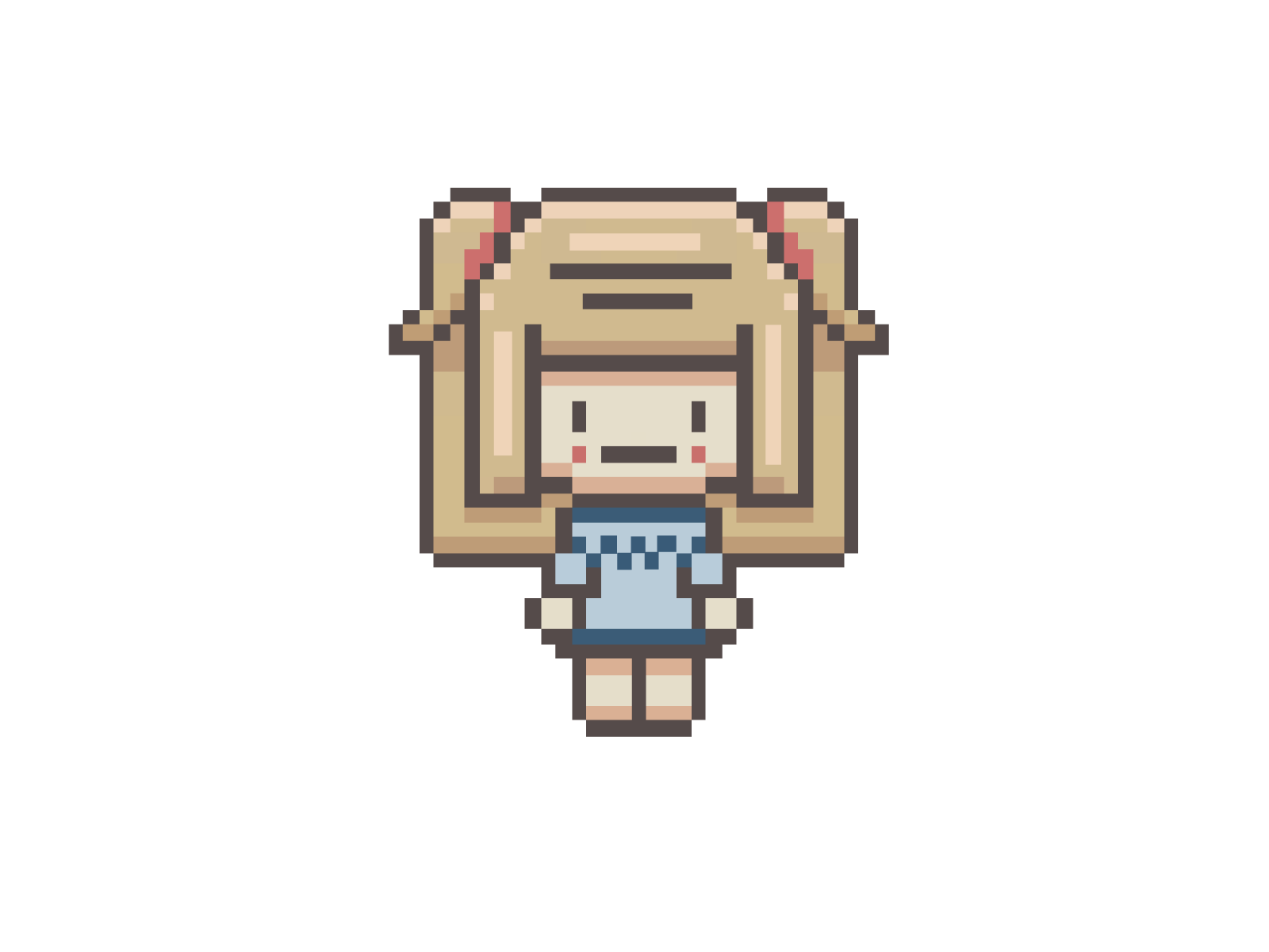 cute chibi pixel art girl by Liam Wolf on Dribbble