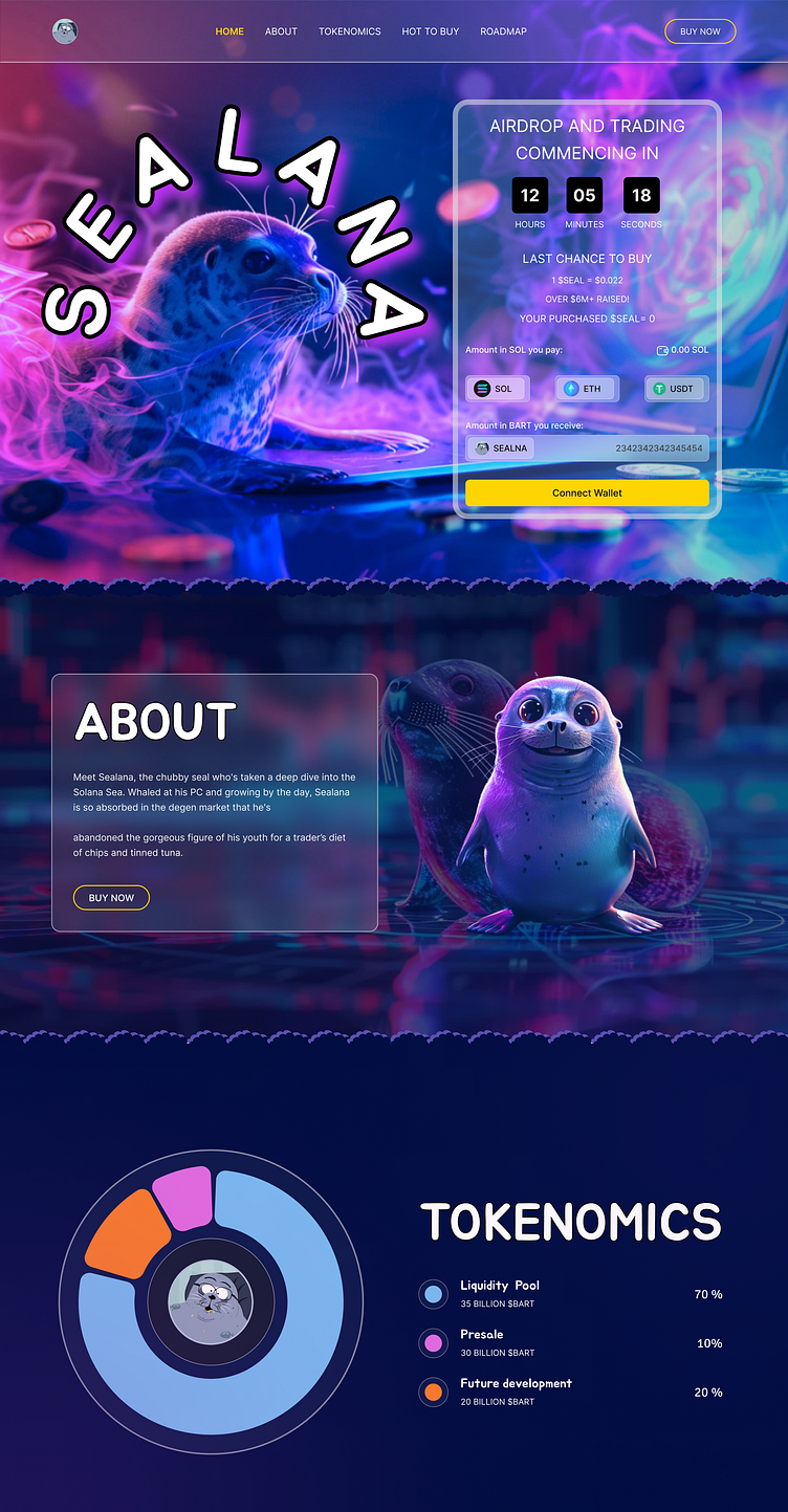 Meme Landing Page By Arafat Uix On Dribbble