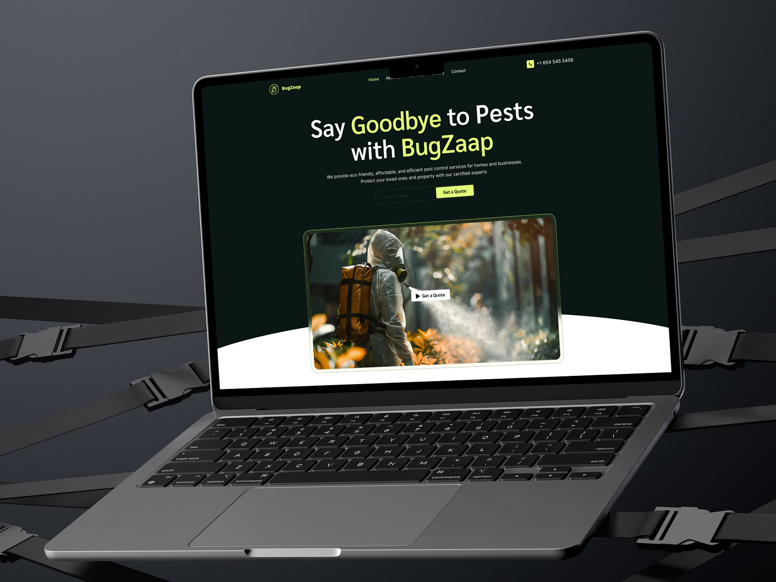 BugZaap – Pest Control Service website Template by Mahmudul Hasan Shaon on Dribbble