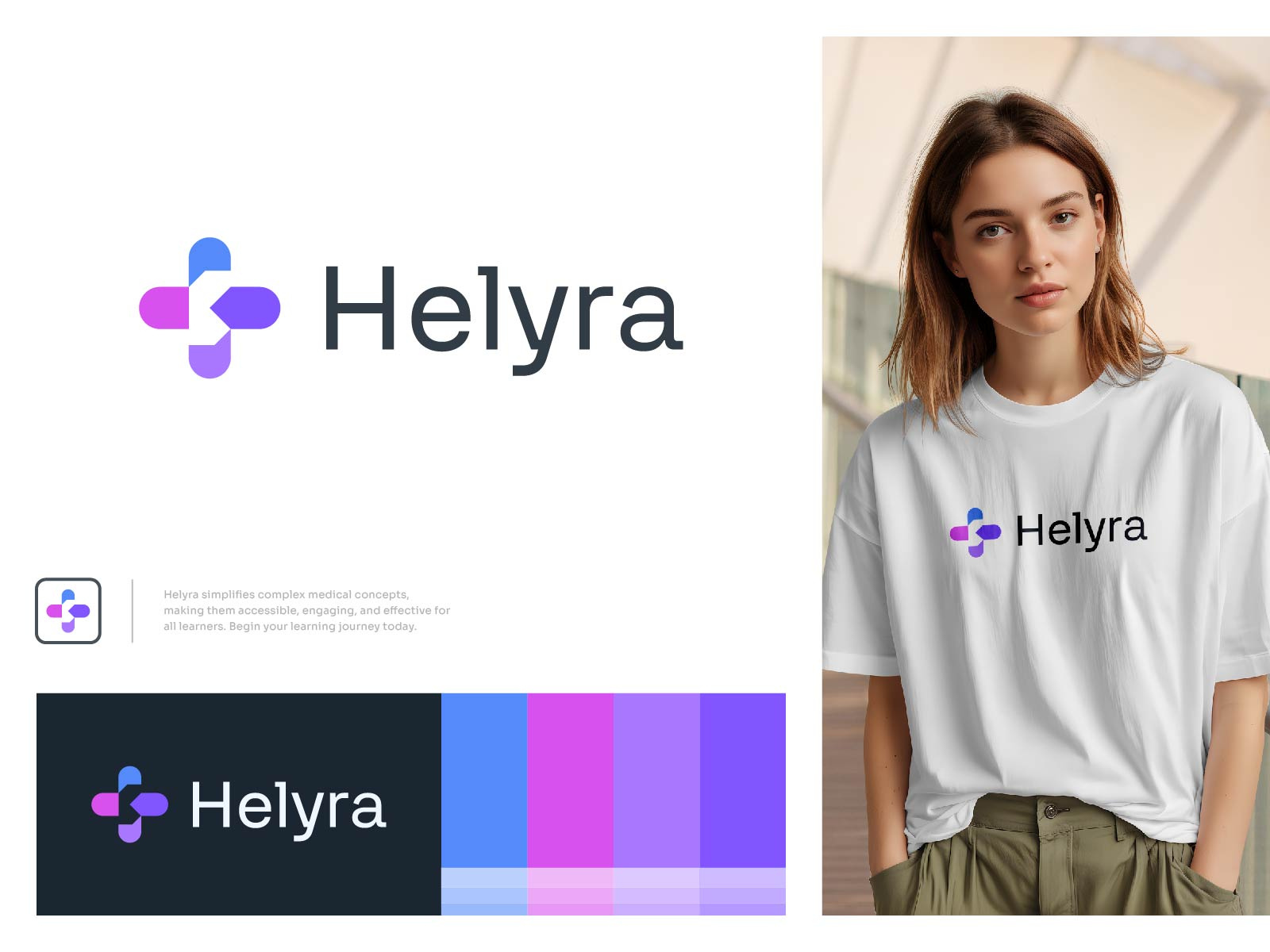Helyra - Logo & brand identity by MD SHAWON on Dribbble