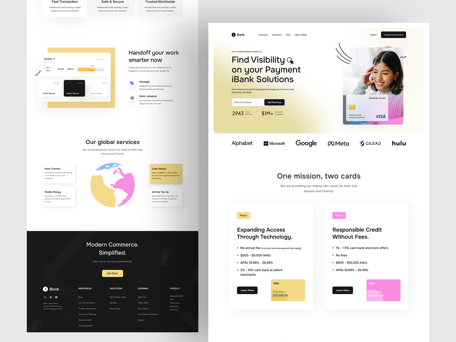 Banking Website Design By Sharon Ahmed Ui Ux Designer On Dribbble