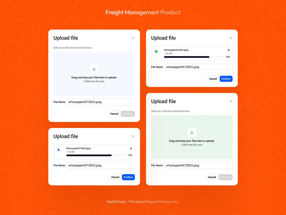 Browse thousands of Upload File Dialog images for design inspiration ...