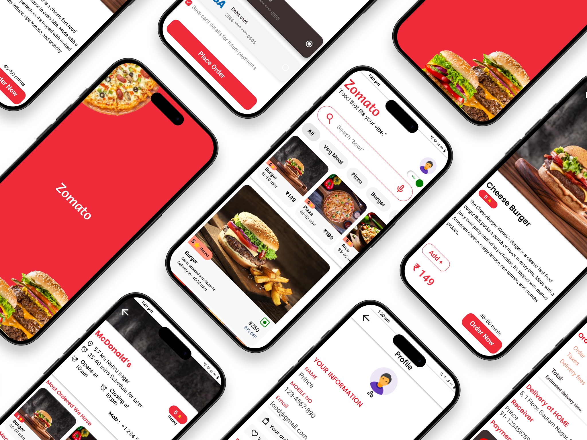 Zomato App Redesign | UI/UX Concept by Prince on Dribbble