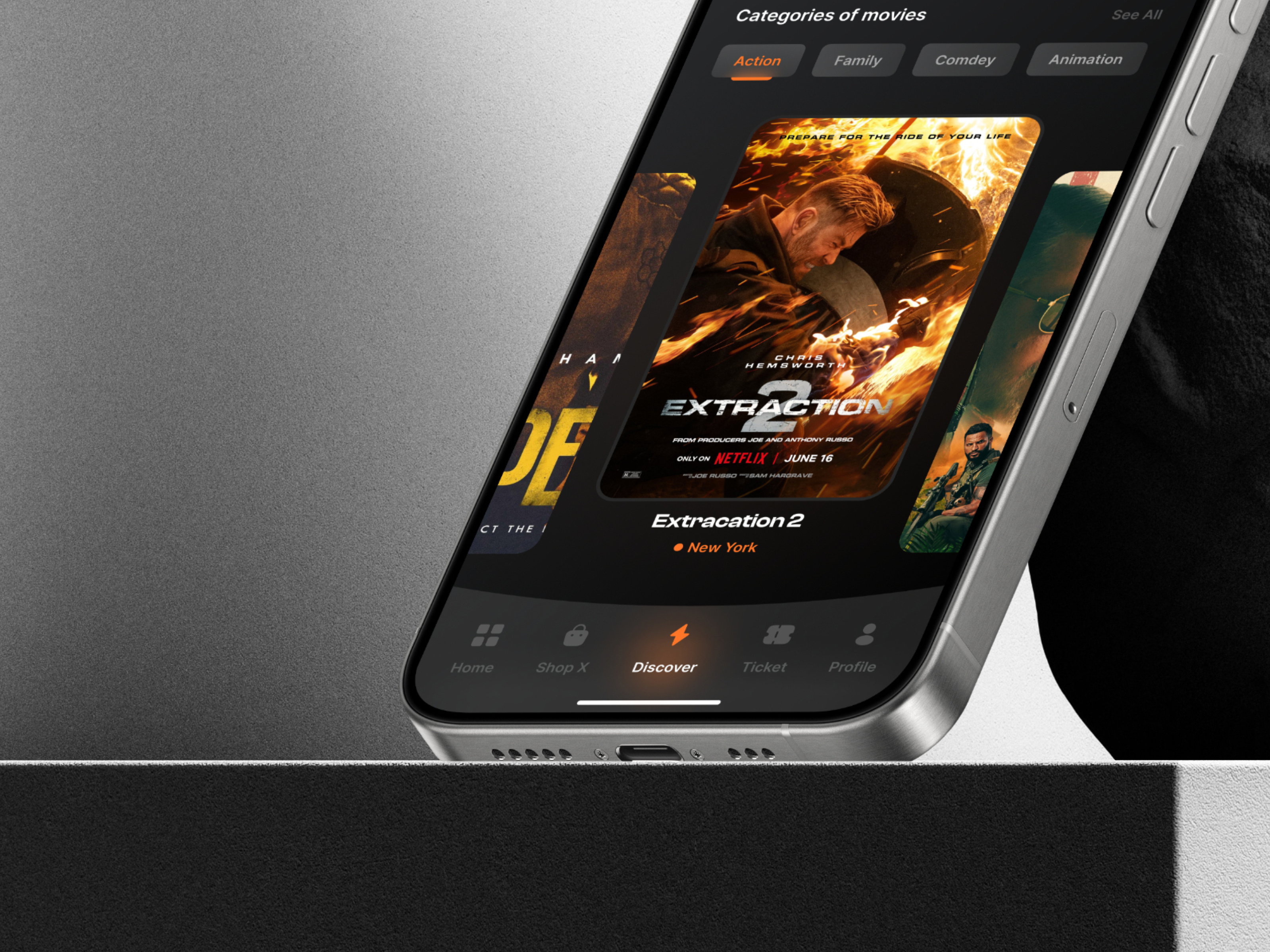 Smooth Seats & Hot Screens – Movie App UI Concept by Parham Rahimi on ...