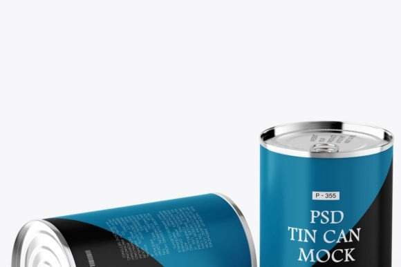 Metal Can Packaging Mockup PSD by Ronnie Holt on Dribbble