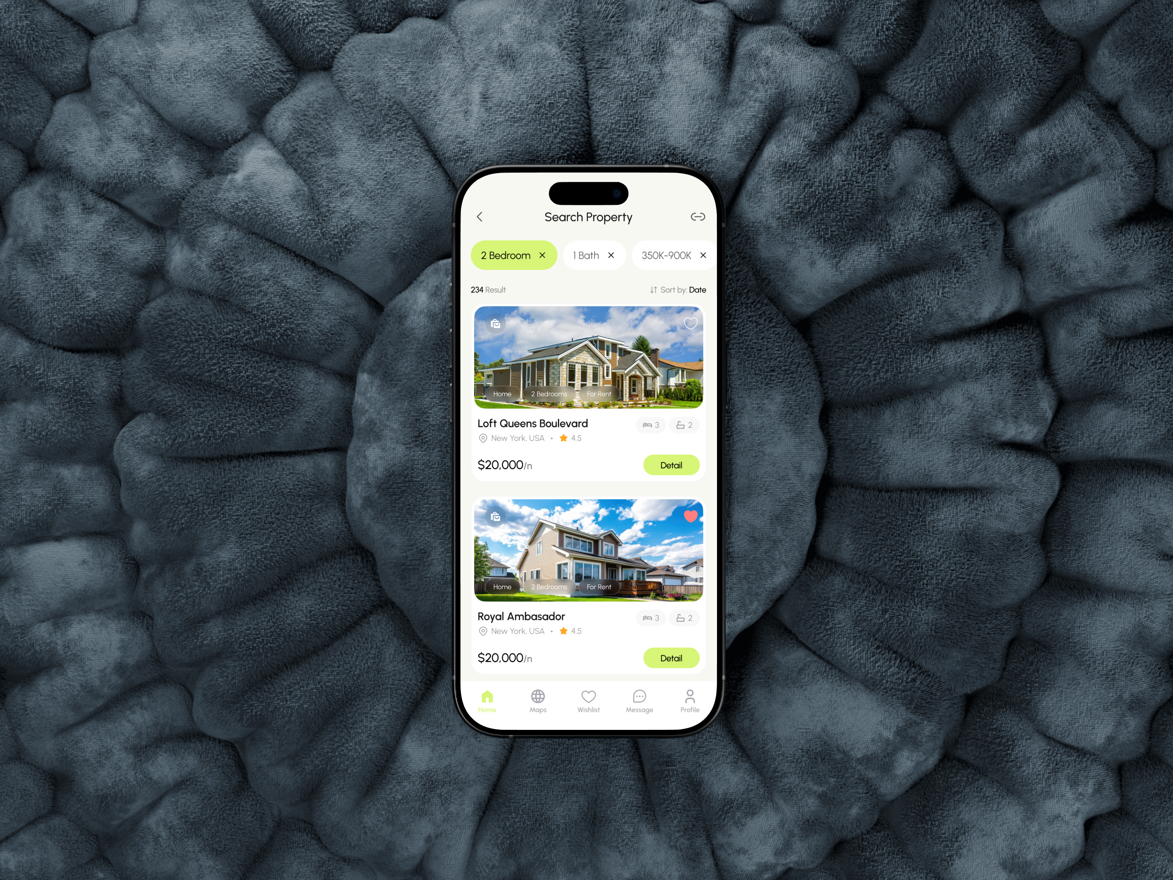 Real Estate Mobile App by Ahmad Faizien for OnPoint Studio on Dribbble