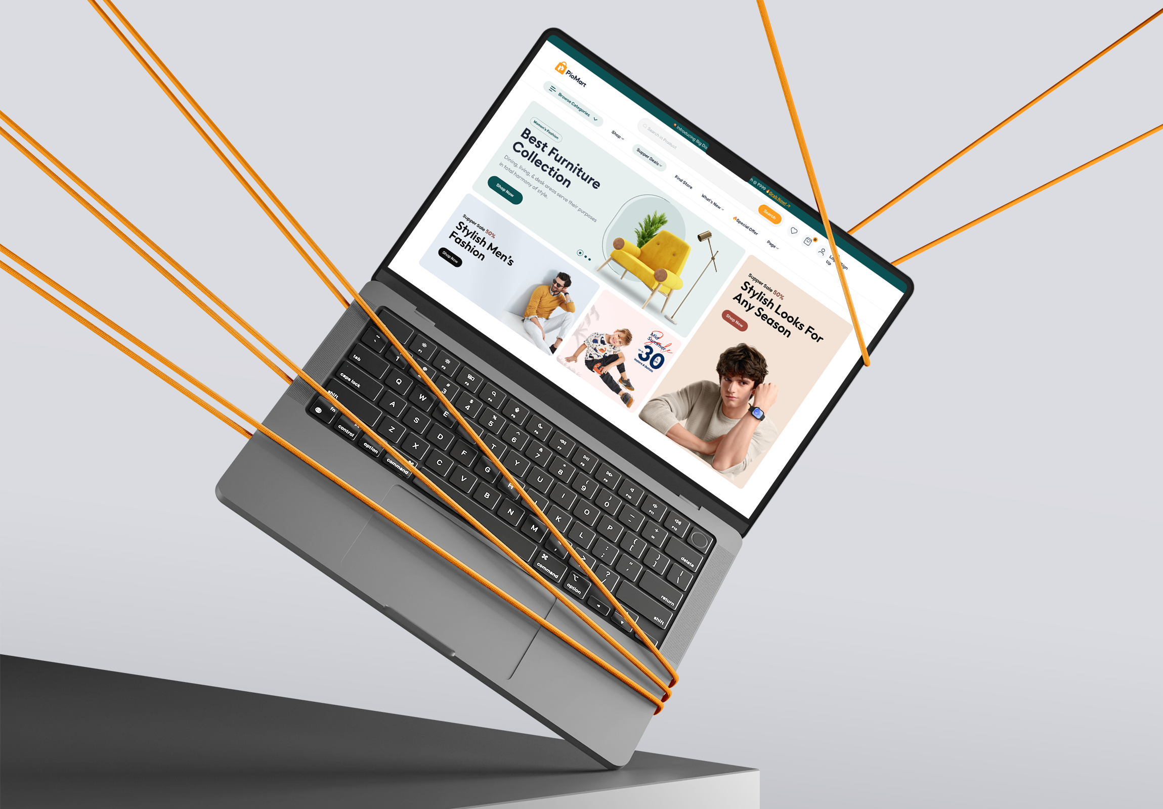 Modern Ecommerce Website UI/UX Concept | Fashion & Retail Shop by ...