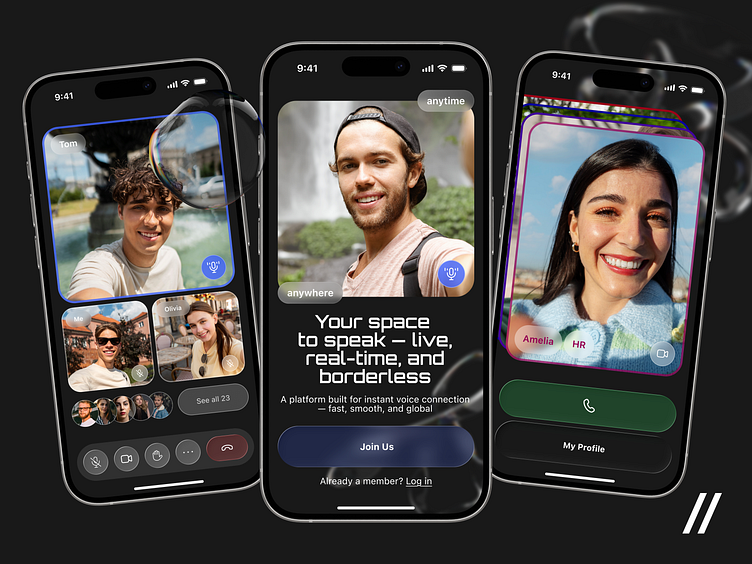 Social Media Mobile iOS App Design by Purrweb UI/UX Agency on Dribbble