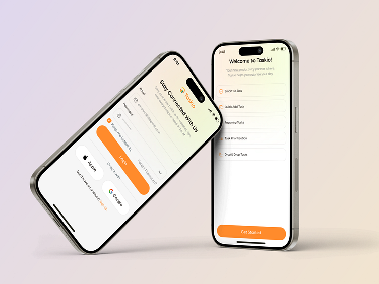 Task Management :Log in Sign Up Mobile App by Md Uzzal Hossain on Dribbble