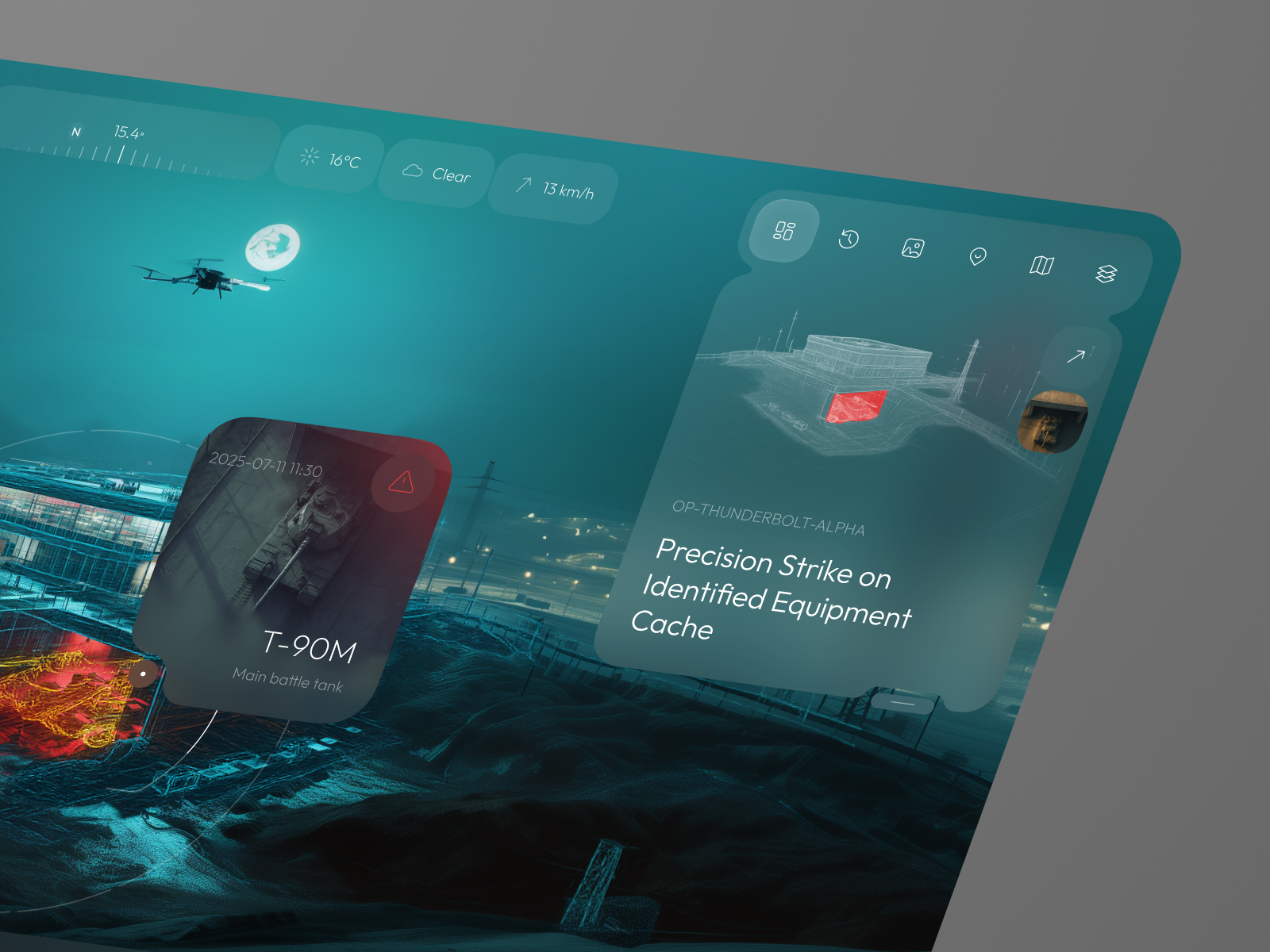 DroneOps - Mission Control Dashboard by Jack R. for RonDesignLab ⭐️ on Dribbble