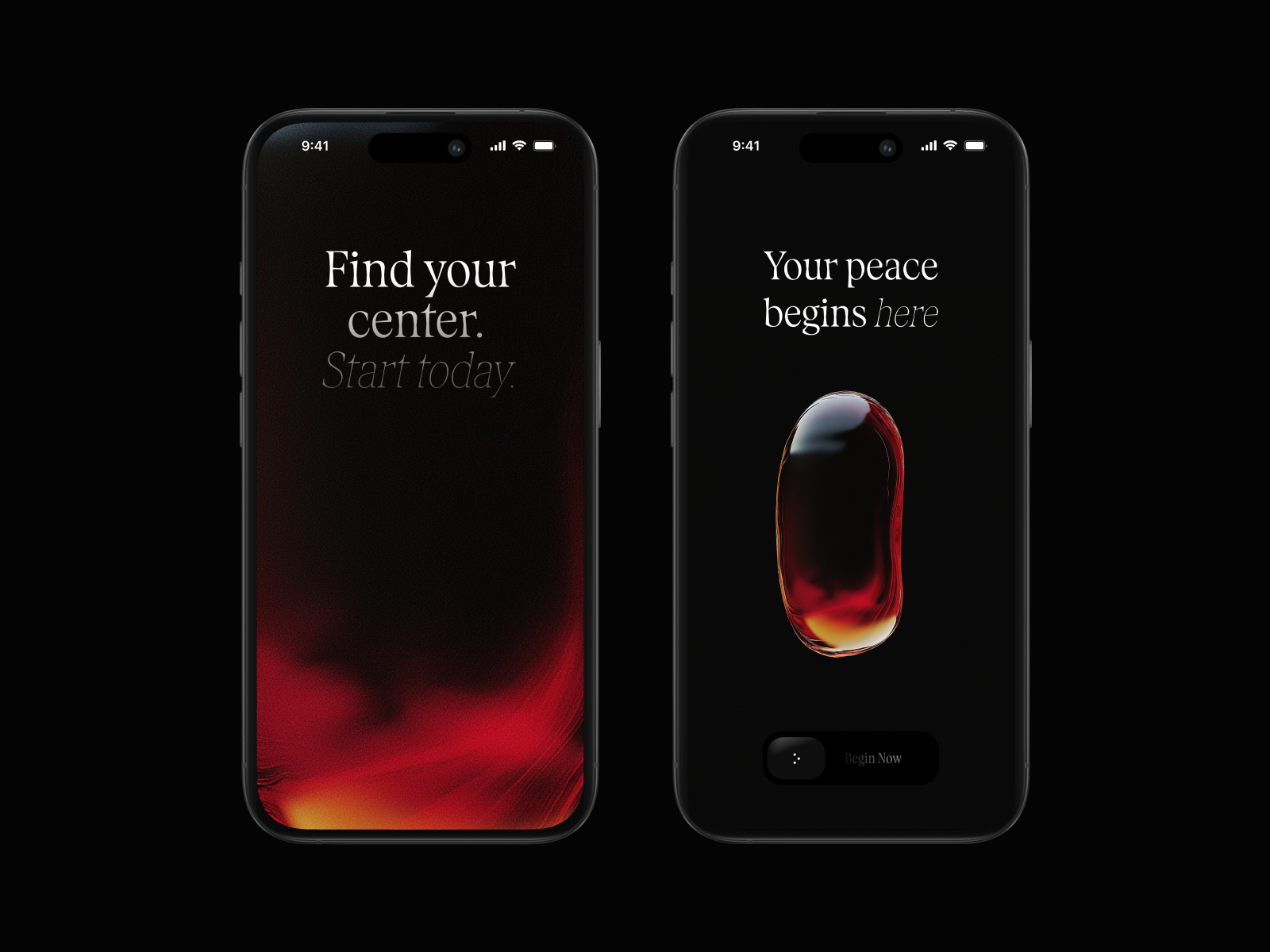 Mindfulness App - Exploration by Martin Strba for Outloud on Dribbble