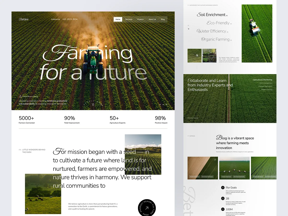 Agriculture Website designs, themes, templates and downloadable graphic ...