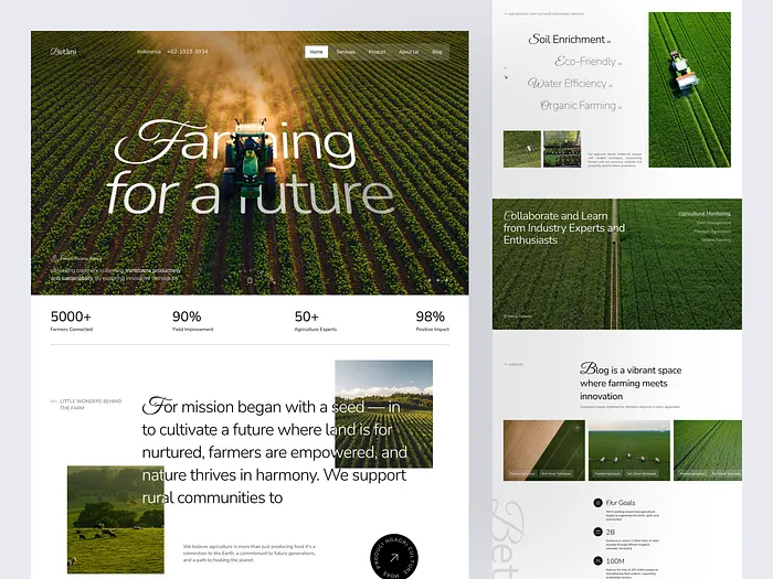 Agriculture Website designs, themes, templates and downloadable graphic ...