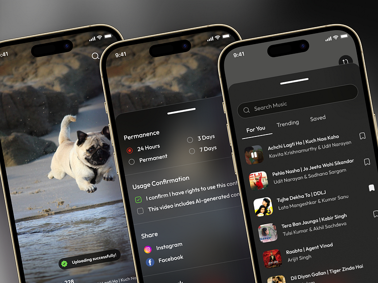 🔥 Vuur – A Modern Short Video App UI by Radhika Gadhiya on Dribbble