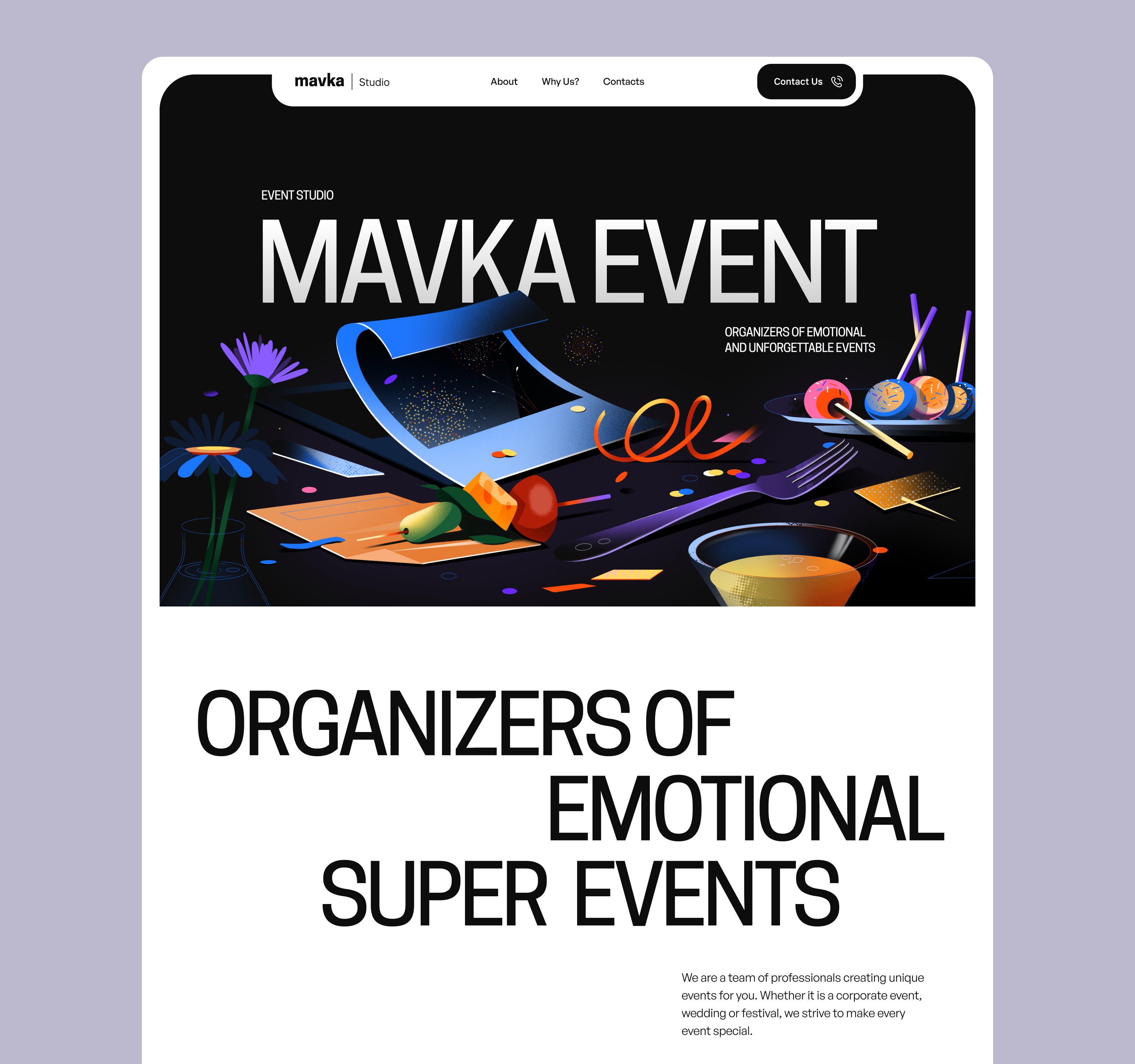 Website design for an event discovery and ticketing platform by ...