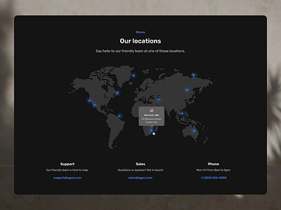 🌍 Global Locations UI – Light & Dark Mode by Faris on Dribbble