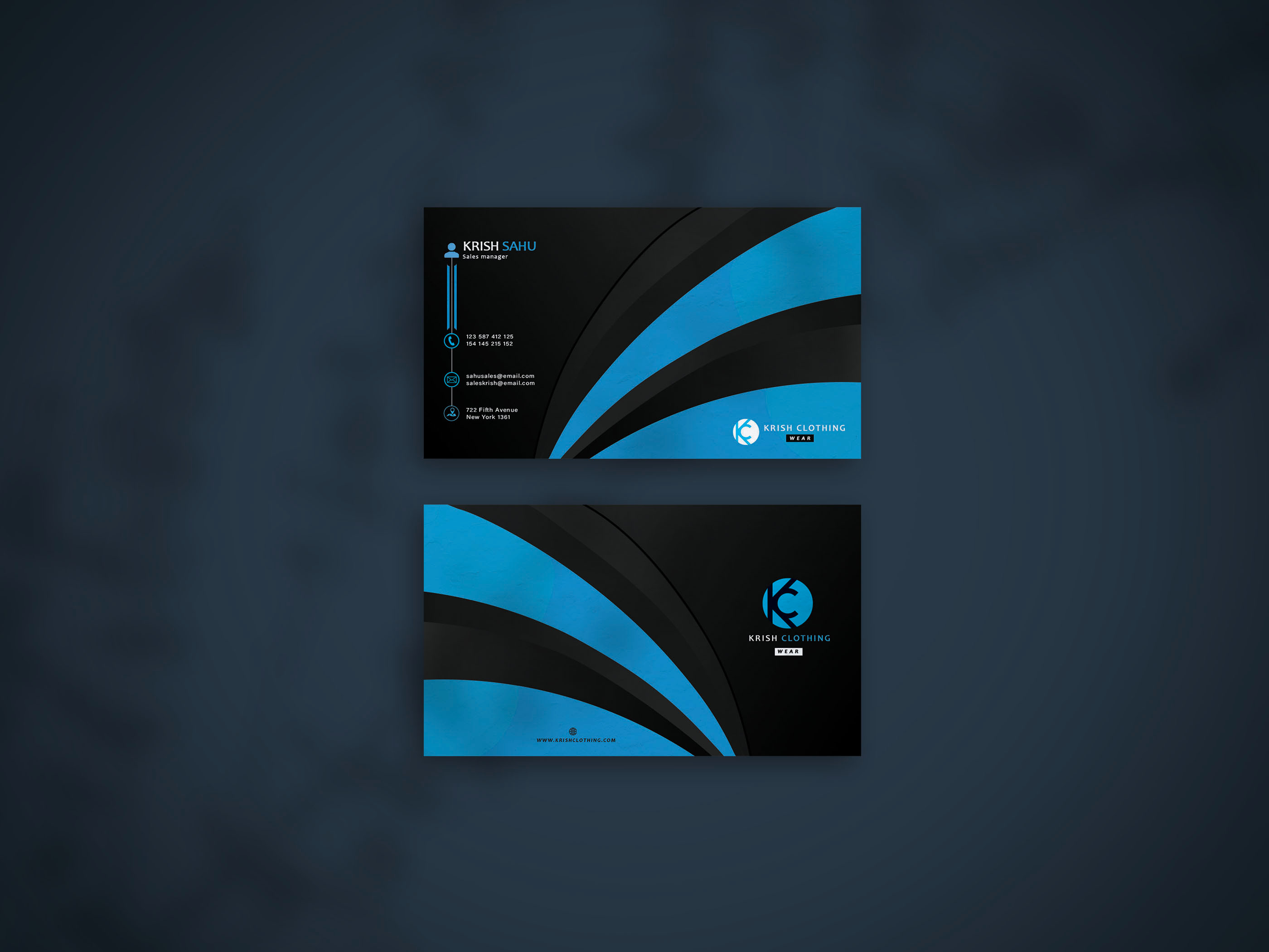 Visiting card design by Priya Sahu on Dribbble