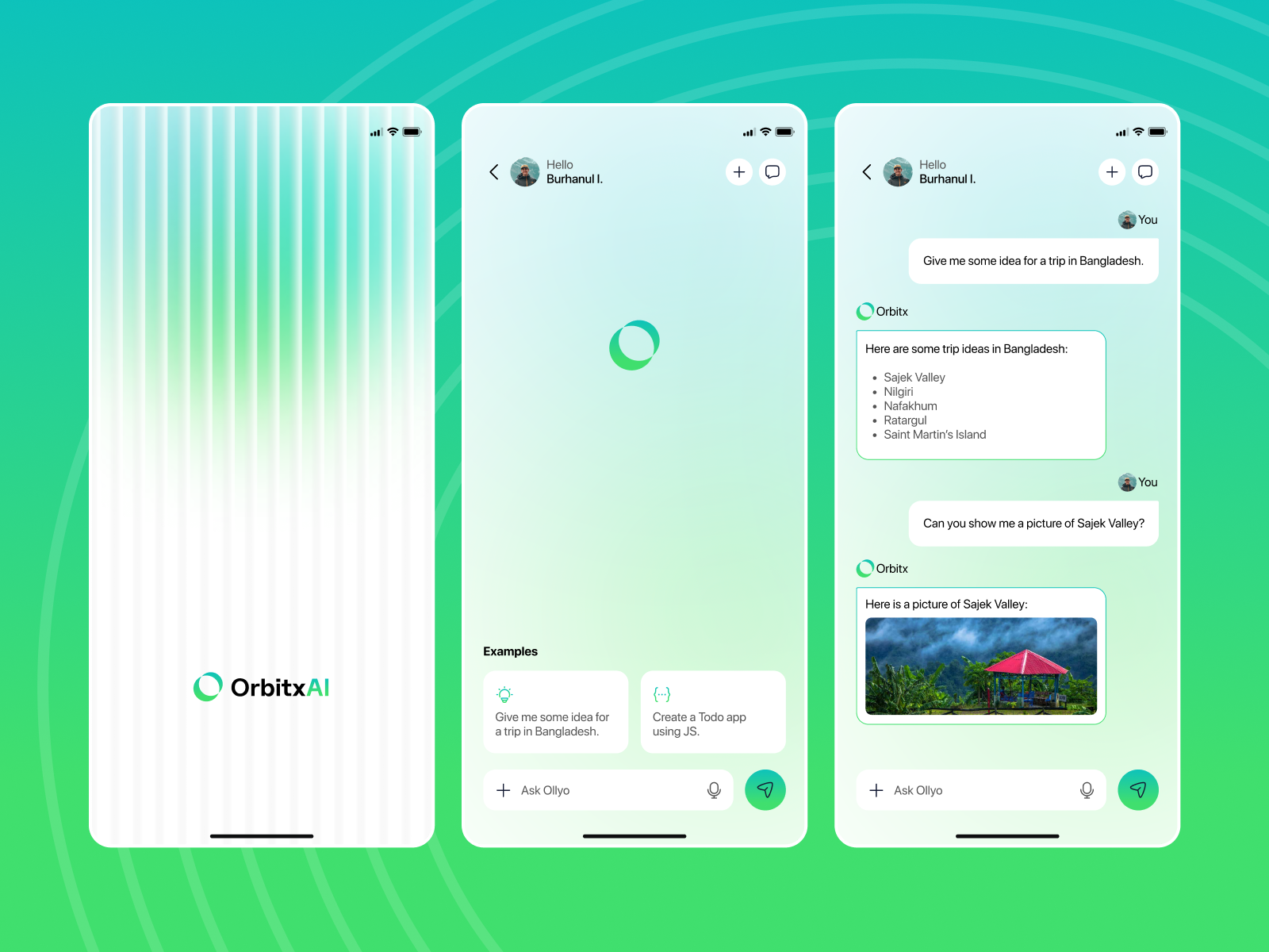 AI Chatbot UI – Minimal AI App Design by Burhanul Islam on Dribbble