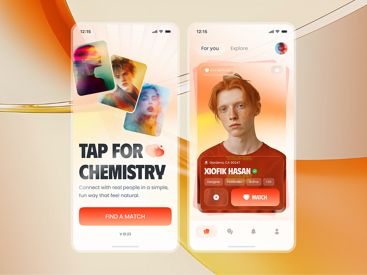 Dating App UI Design – Mobile-First Matchmaking Interface by Shofik ...
