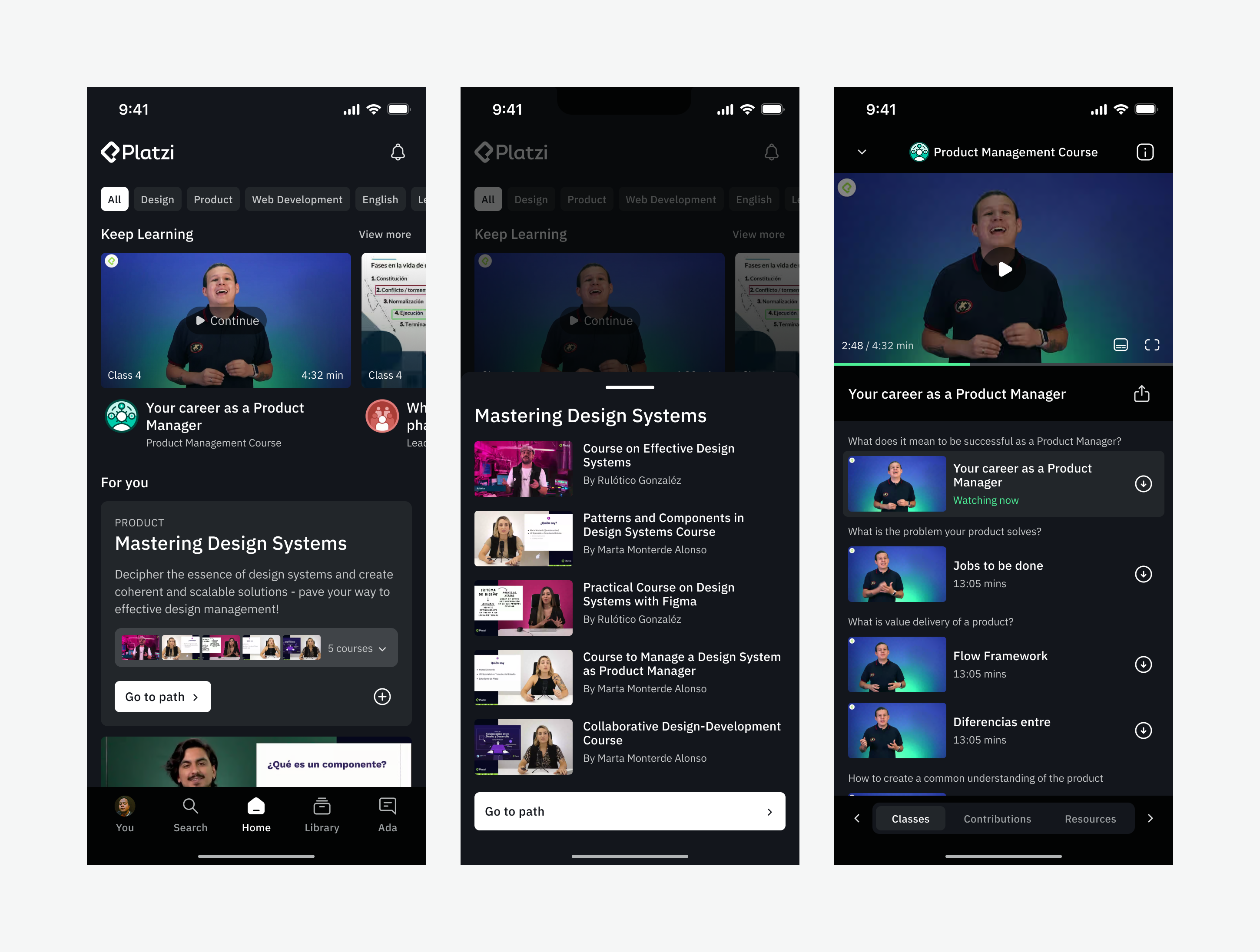 Platzi • Mobile App by Leiver Choconta on Dribbble