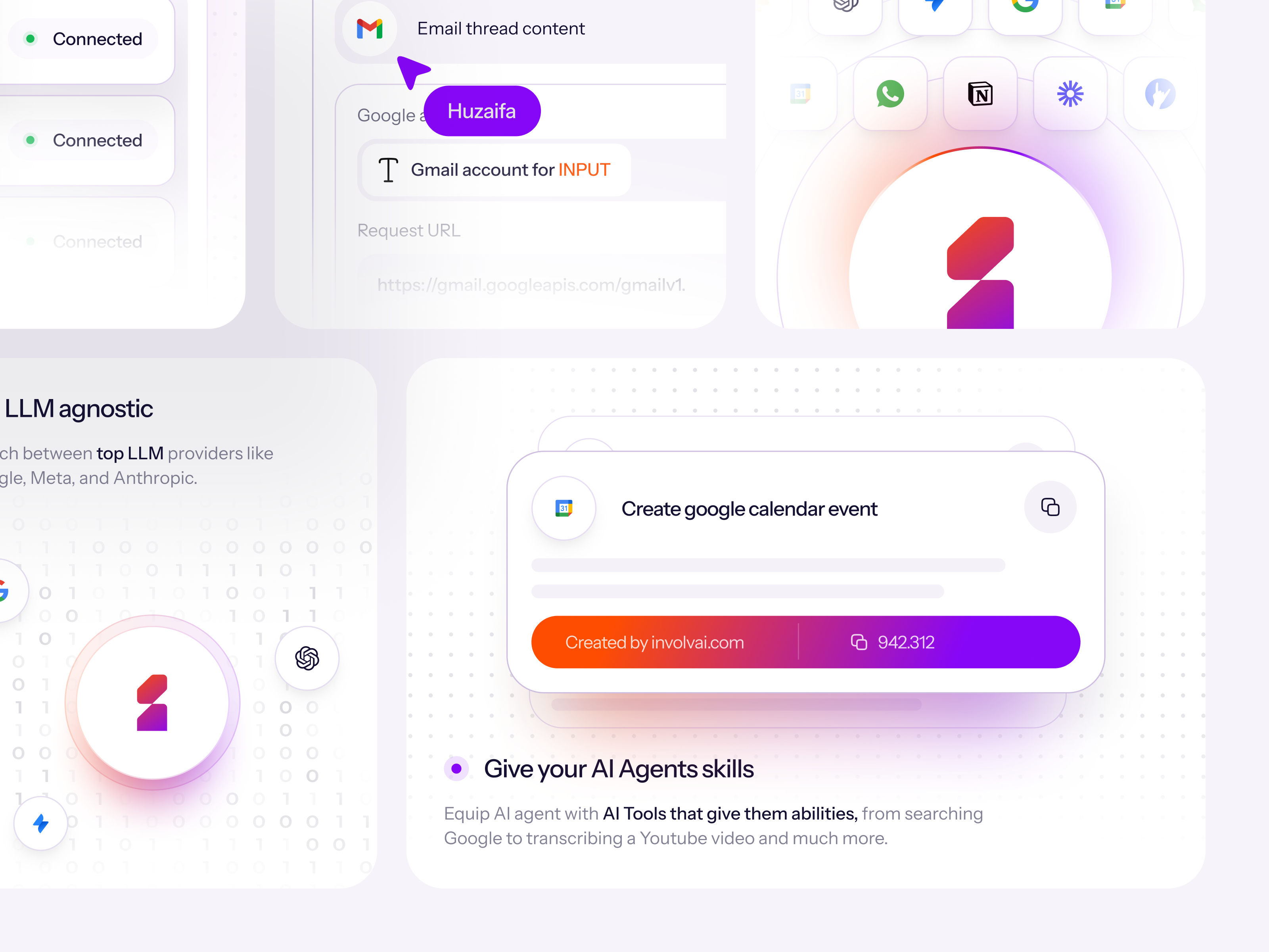 Bento card UI for Involv by Omotive on Dribbble