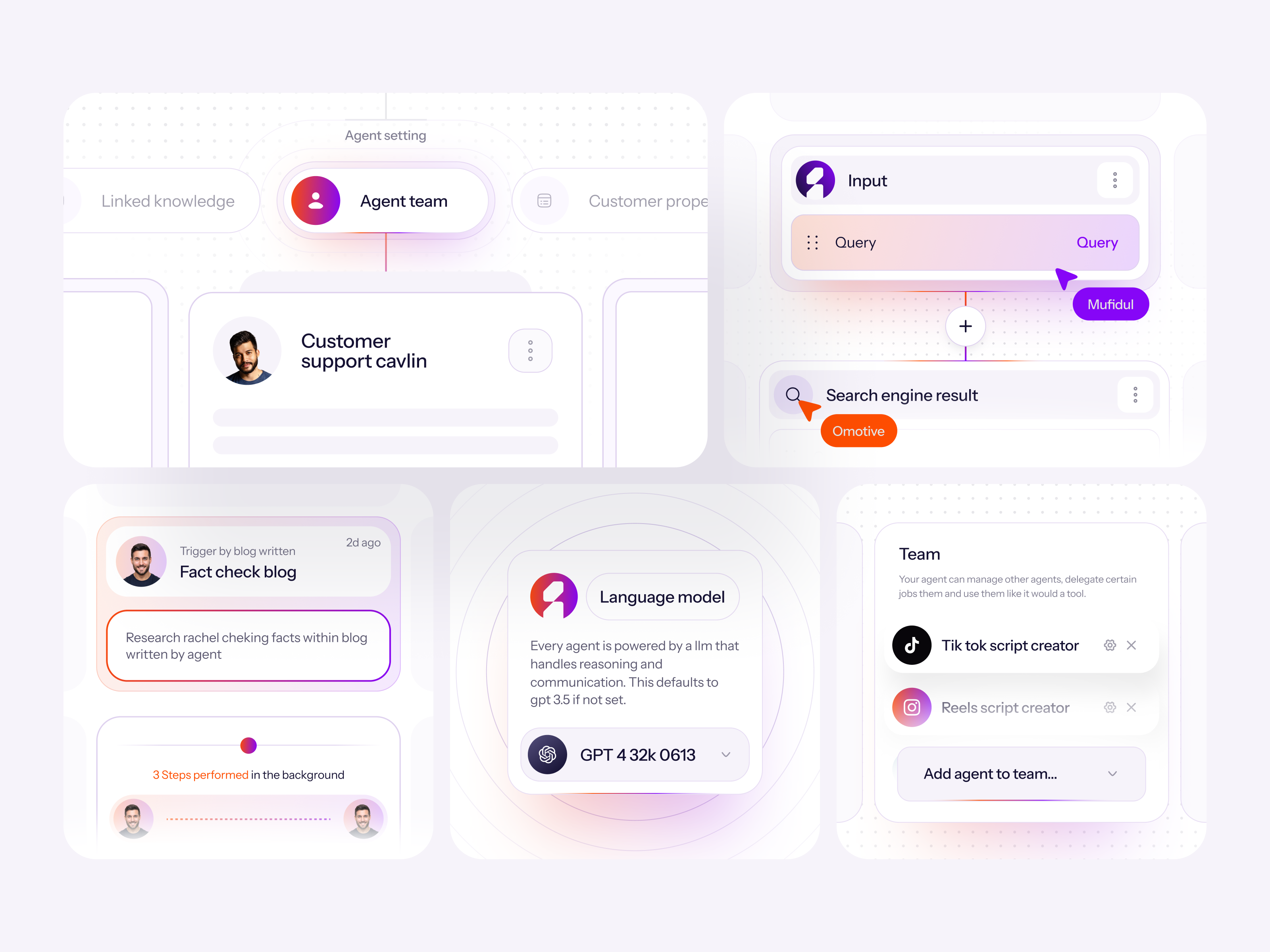 Bento card UI for Involv by Omotive on Dribbble