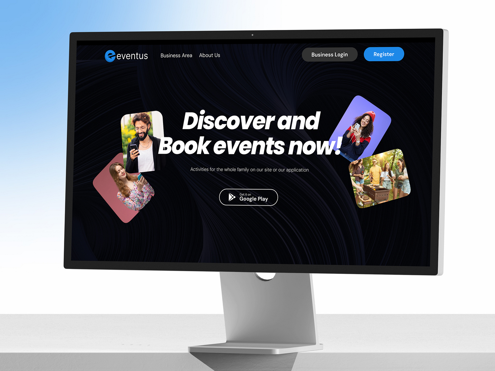 Eventus — Streamlined Event Booking Website UI/UX by Asiq M. for Netro ...