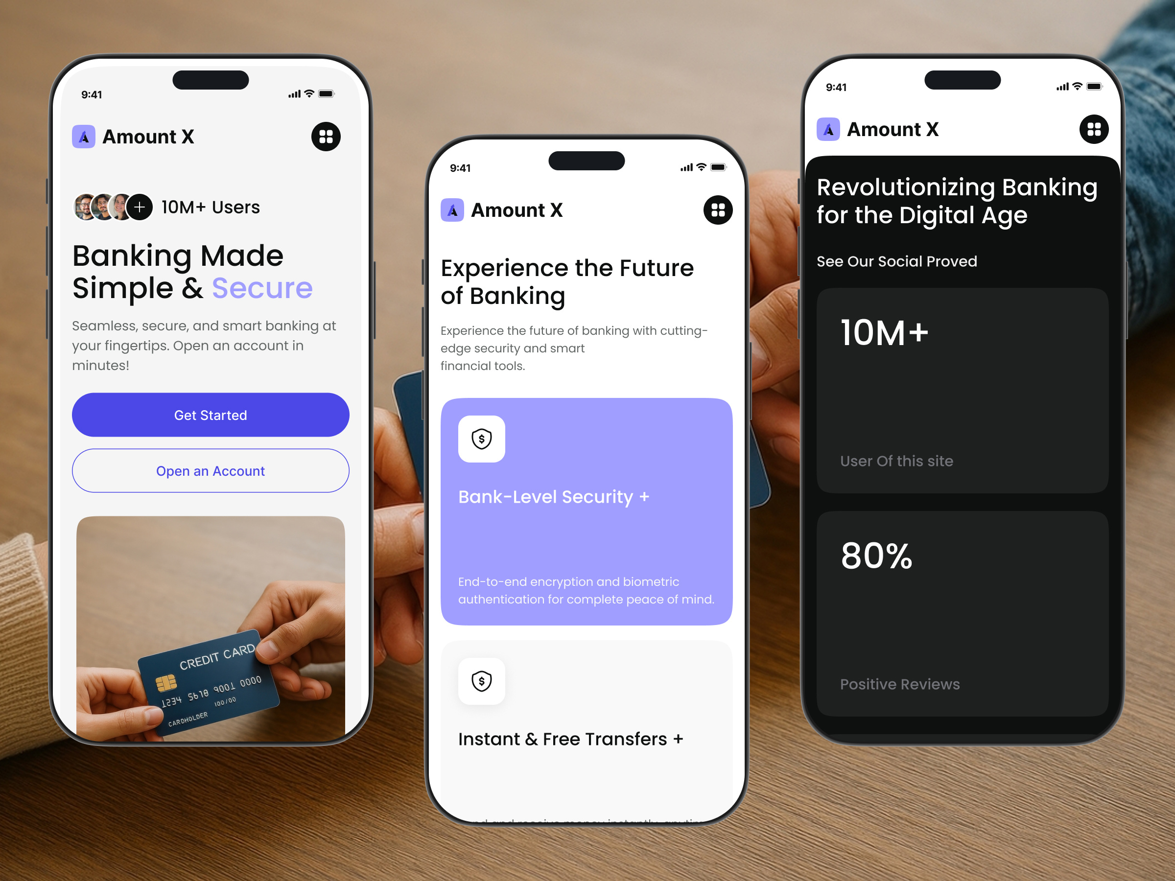 Digital Banking — Mobile-First Responsive Design by Jidan ☾ on Dribbble