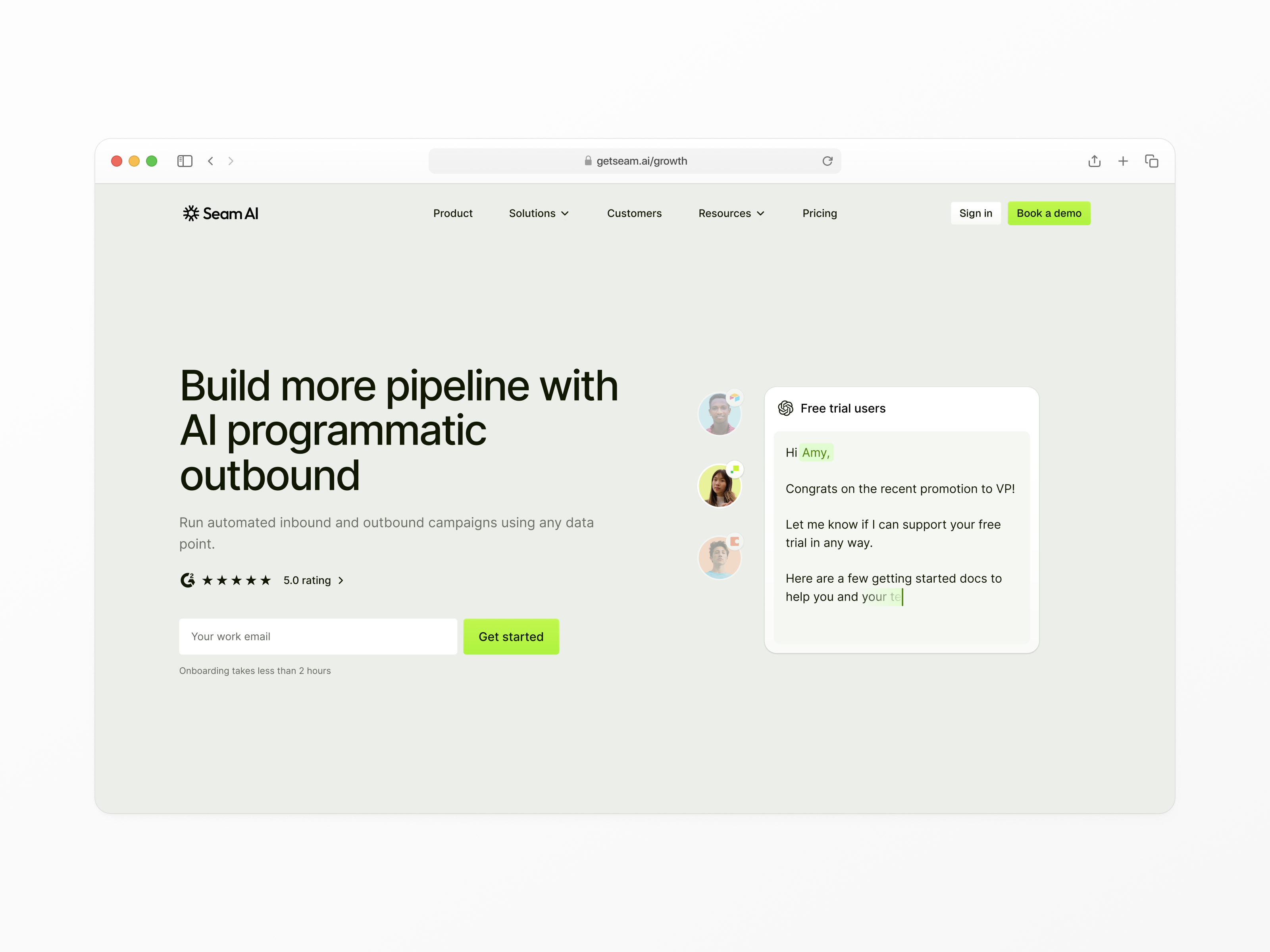 Growth page by Semiflat on Dribbble