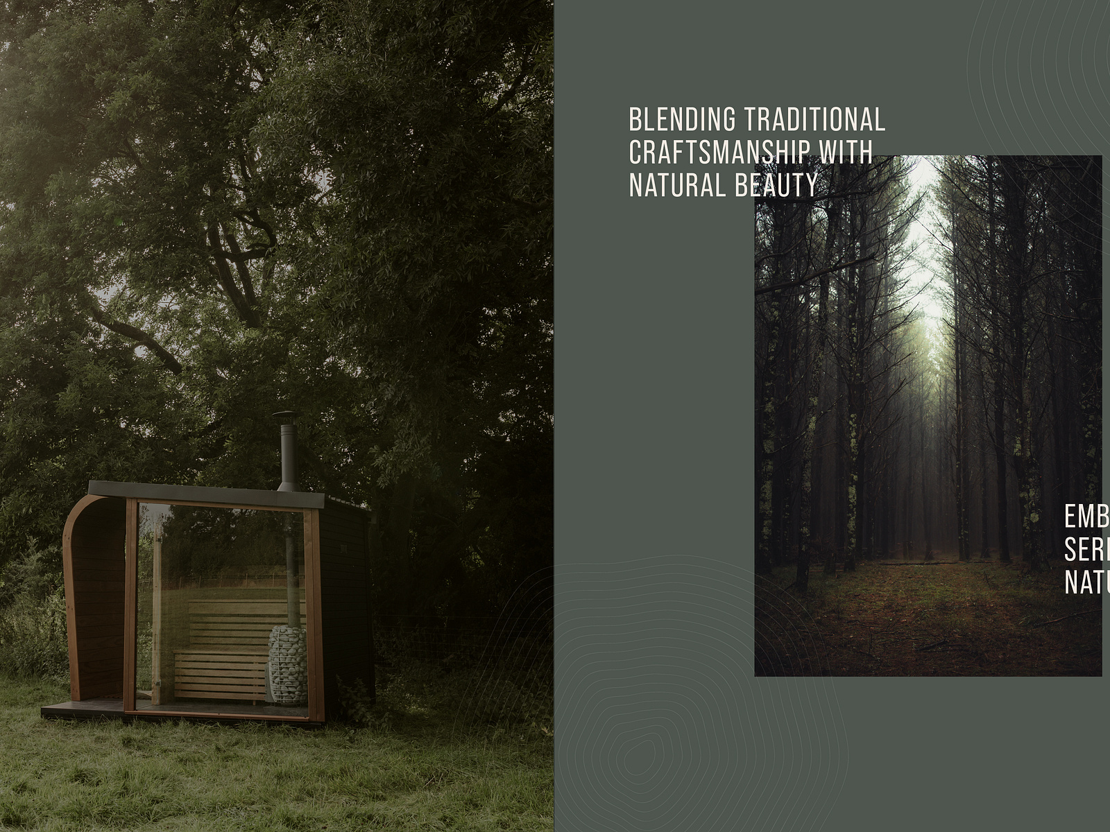 Full Circle Saunas by Luckie Creative on Dribbble
