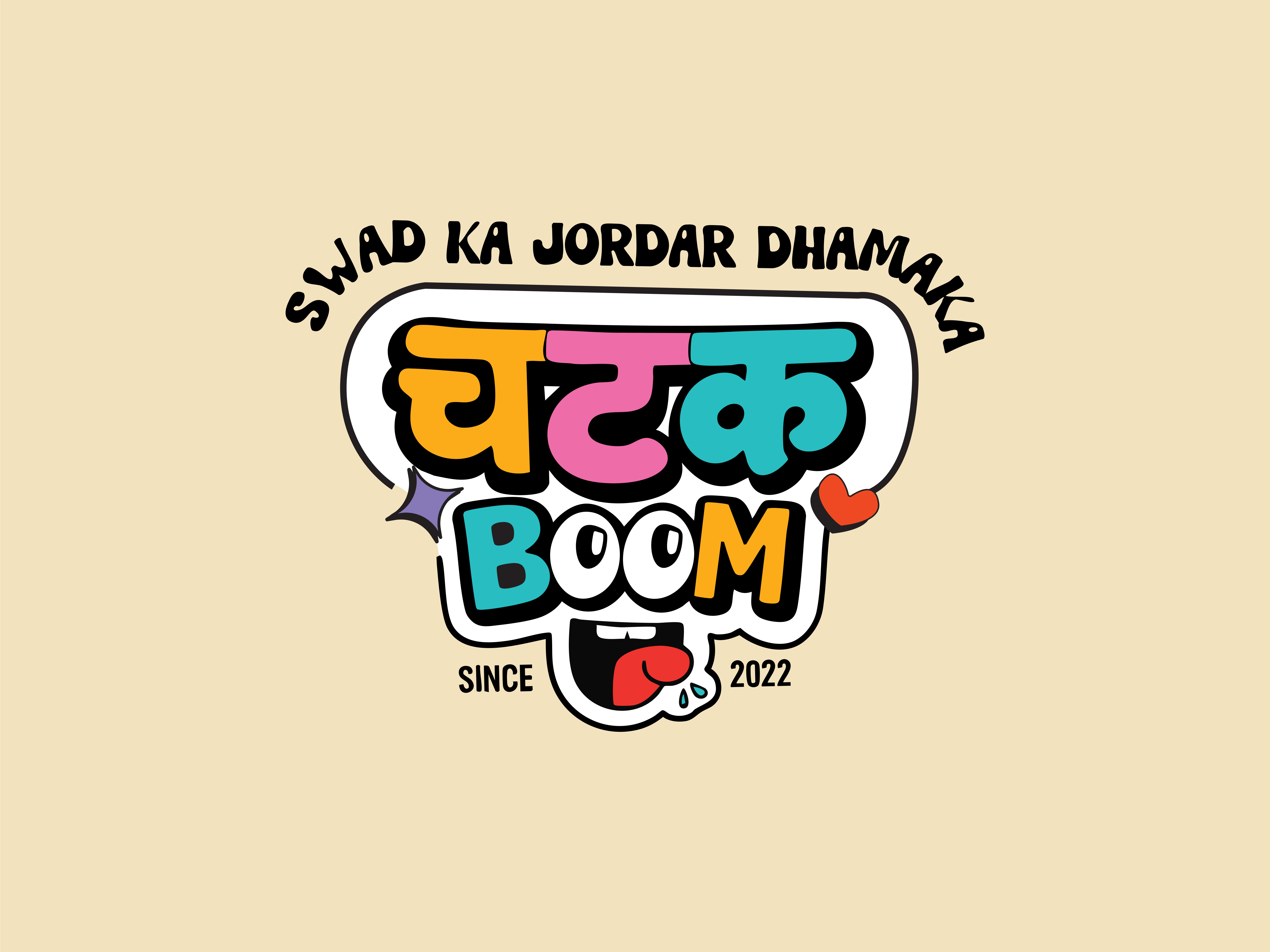 Logo Design for Indian street food by Saloneel (The duo designers) on ...