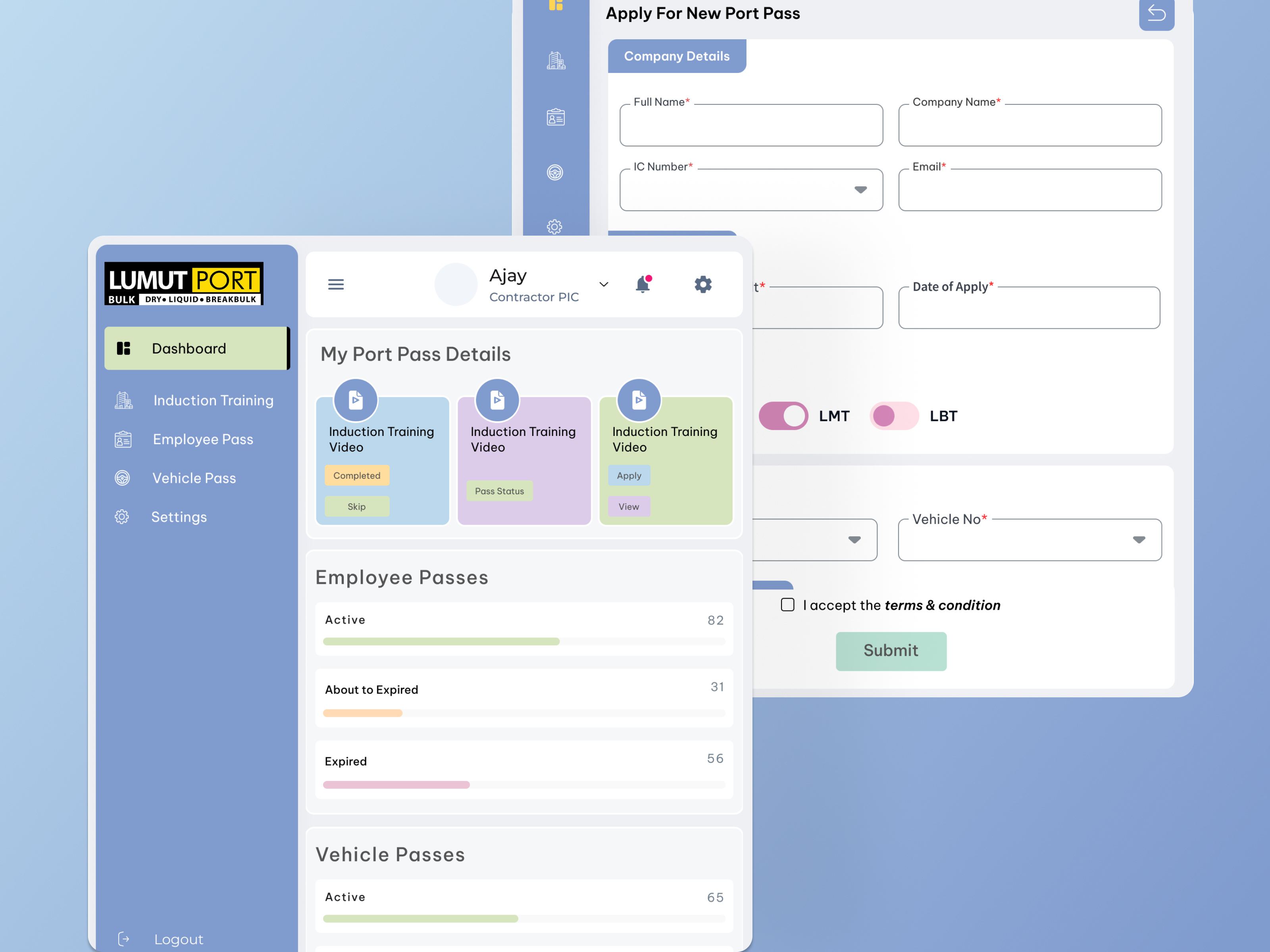 Safety Dashboard UI – Responsive Design by Vinoth Kumar on Dribbble